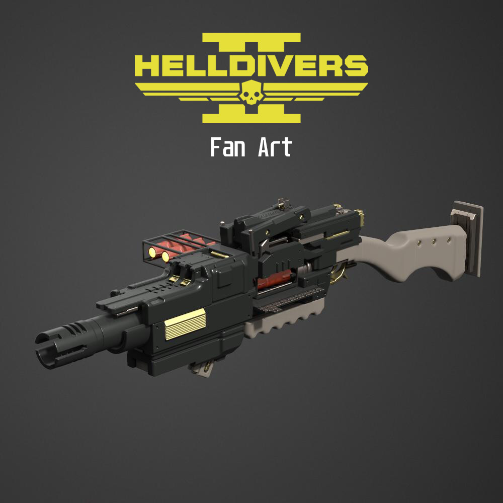 ArtStation - Helldivers 2 Weapon (Fan Art)