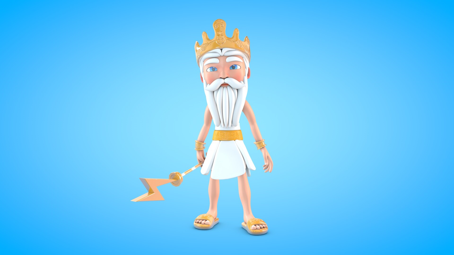 ArtStation - Cartoon Zeus