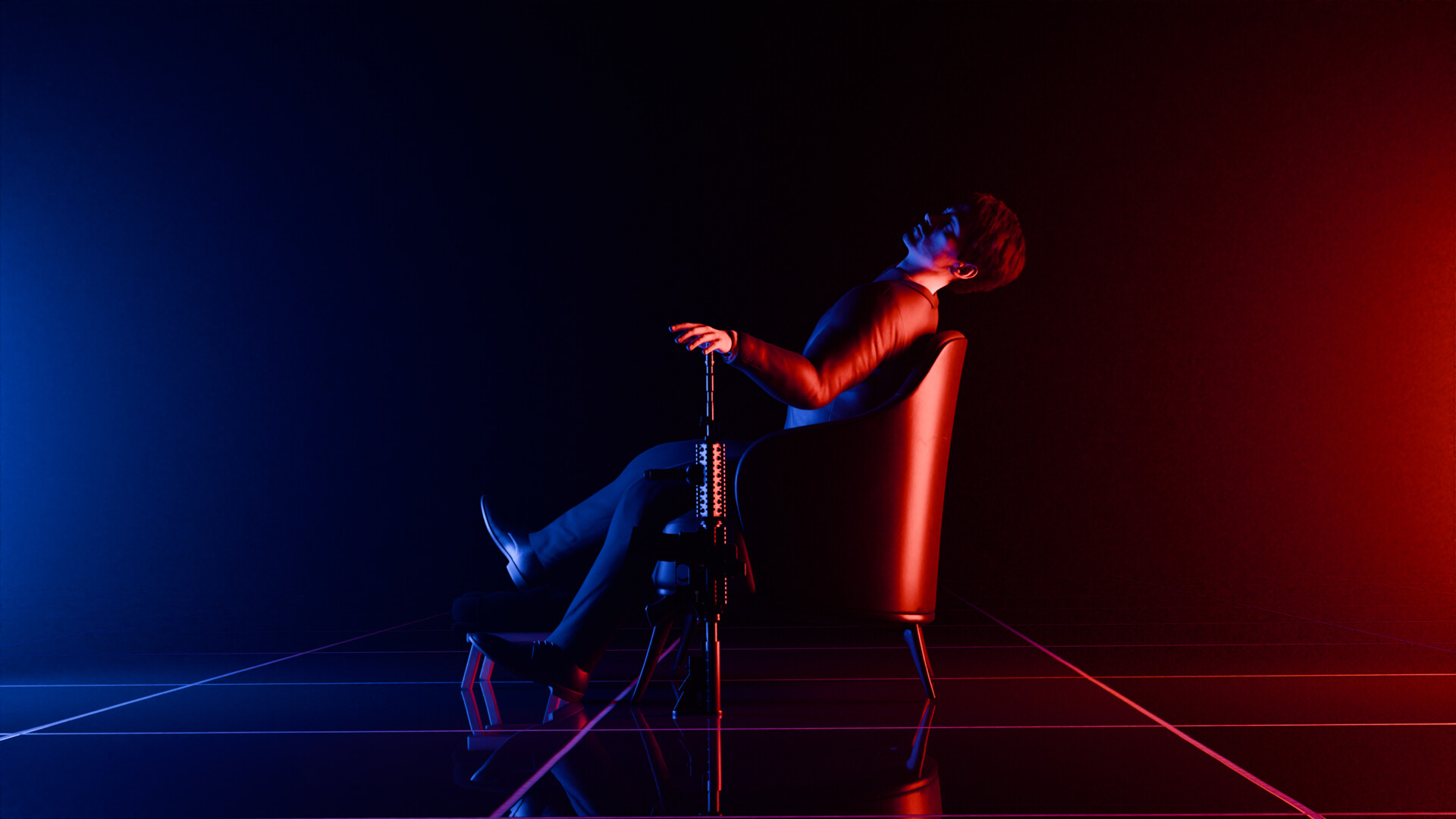 ArtStation - Blue & Red Contrast