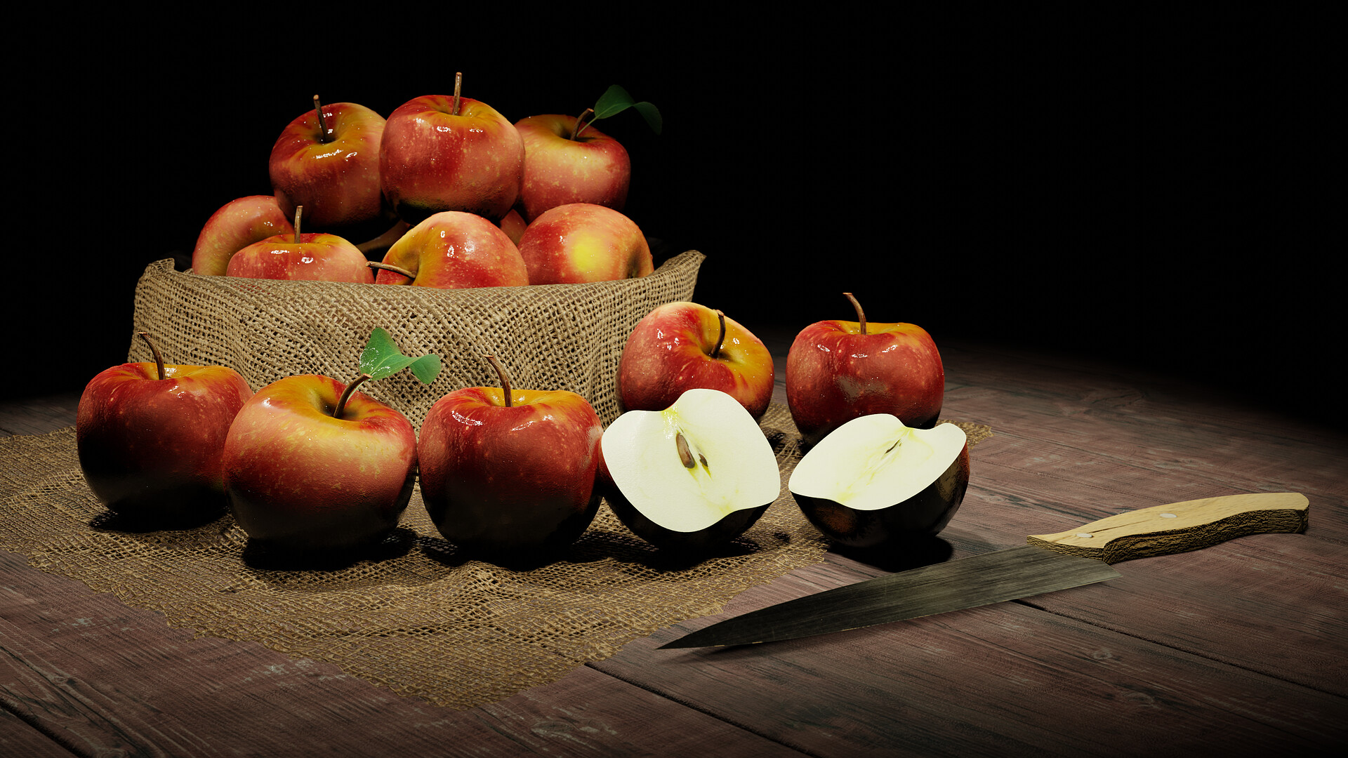 ArtStation - 3D Apple Render