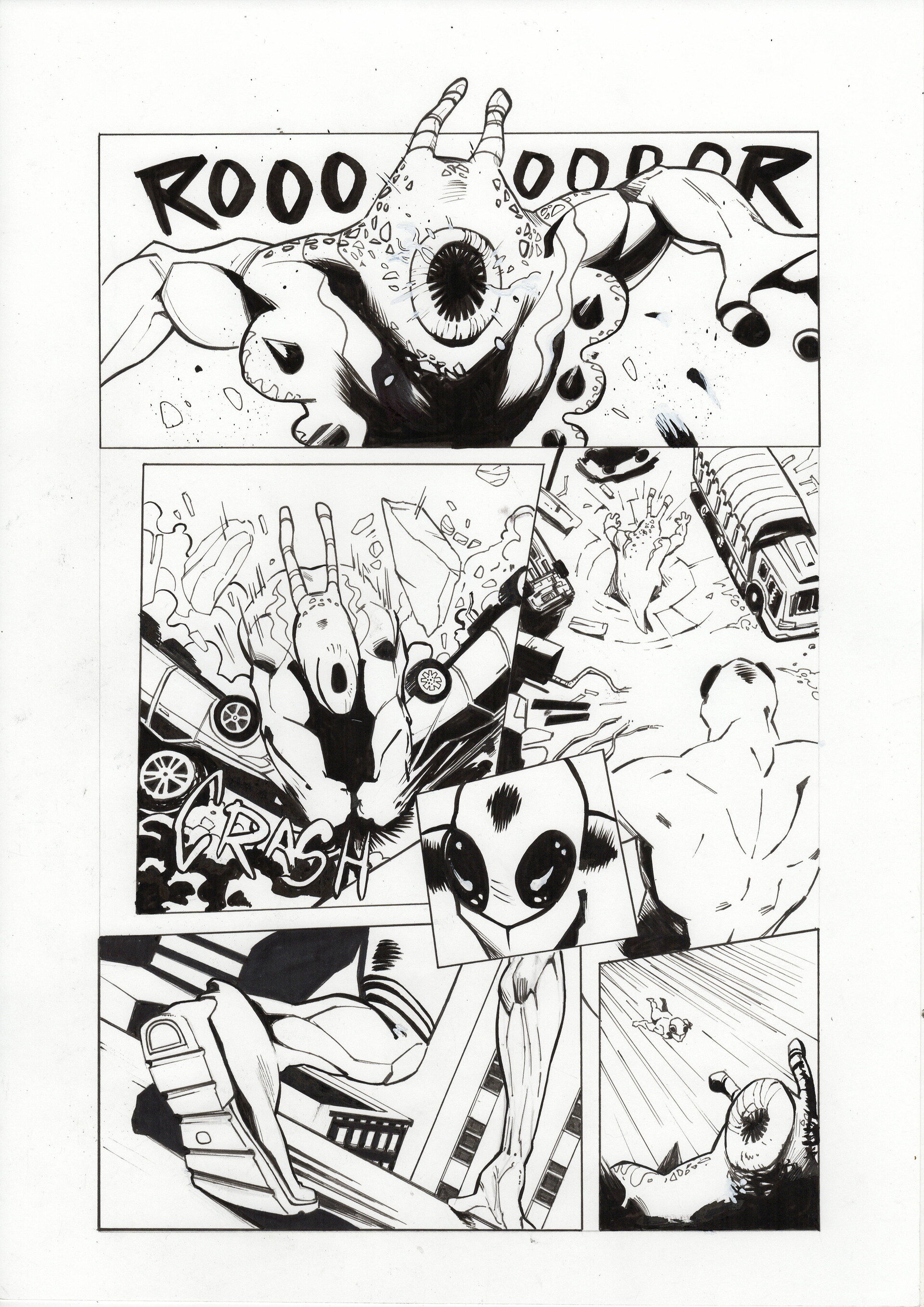 ArtStation - Superhero comic pages