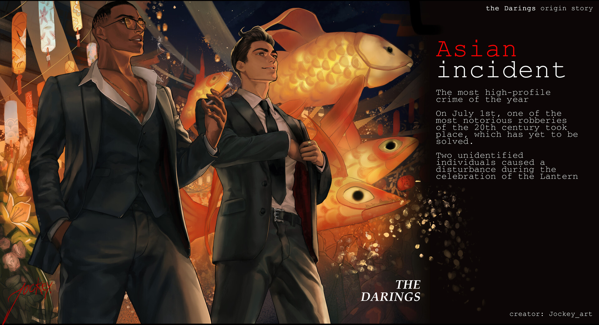 ArtStation - "Asian incident" the darings origin story