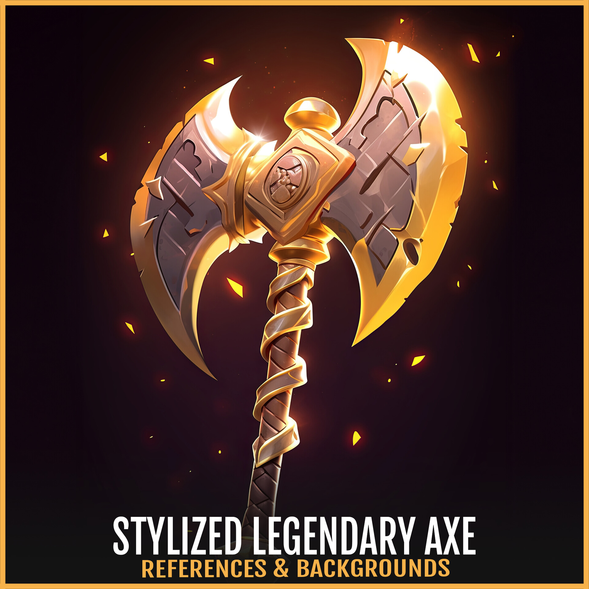 ArtStation - 303 Stylized Legendary Axe