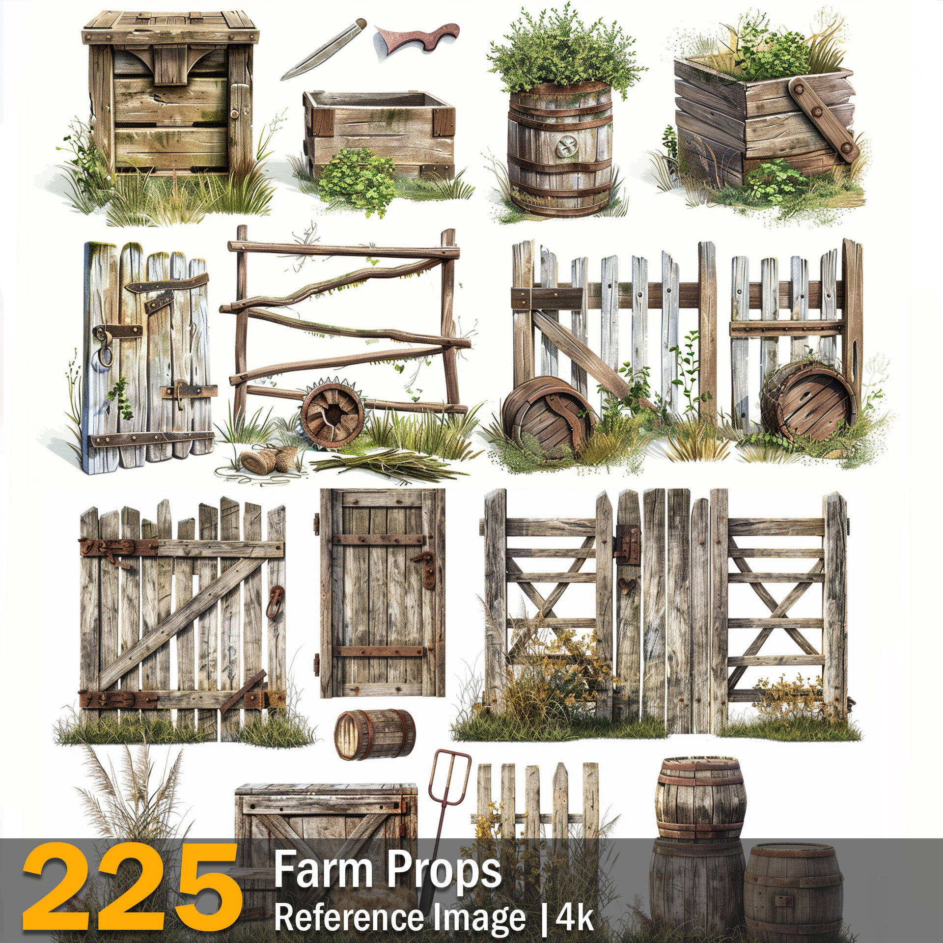 ArtStation - Farm Props | Reference Images | 8k