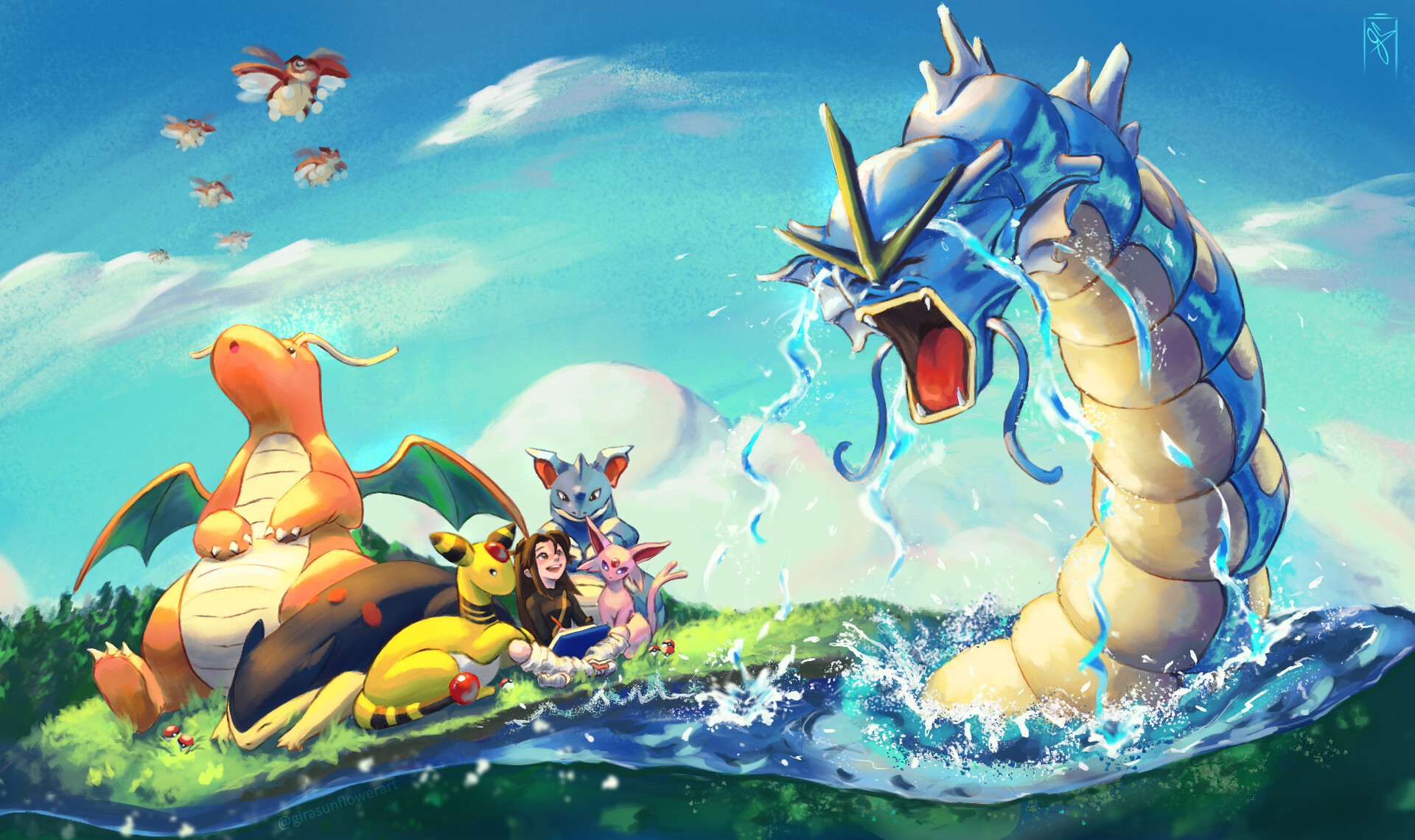 ArtStation - My pokemon team