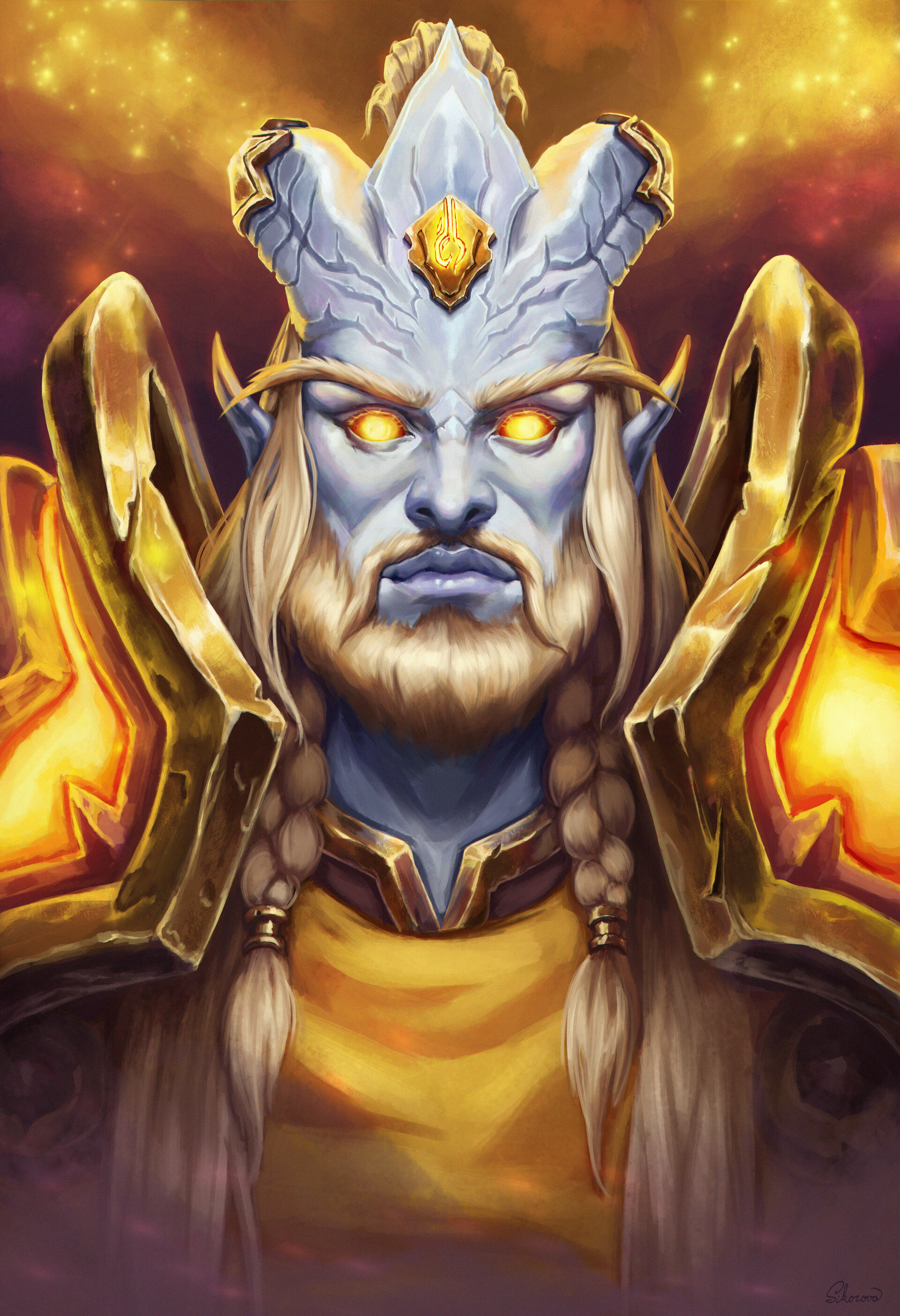ArtStation - Draenei portrait