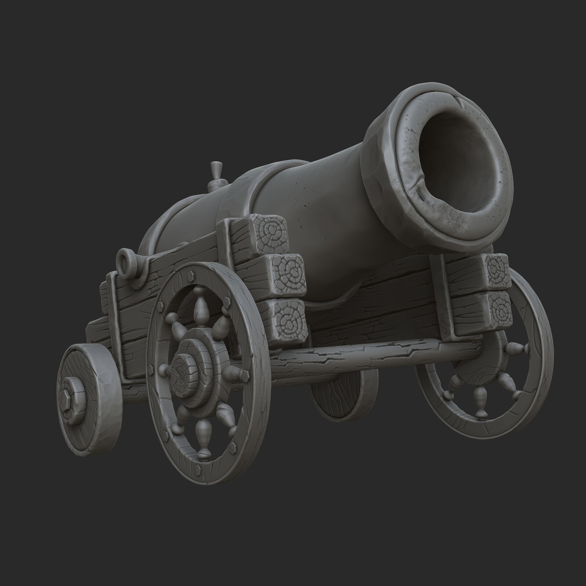 ArtStation - Stylized cannon
