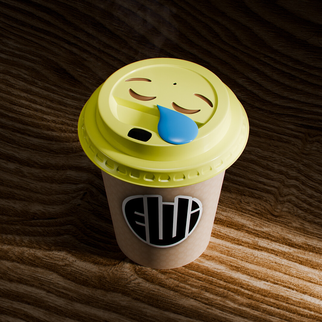 ArtStation - 3D Sleepy Coffee