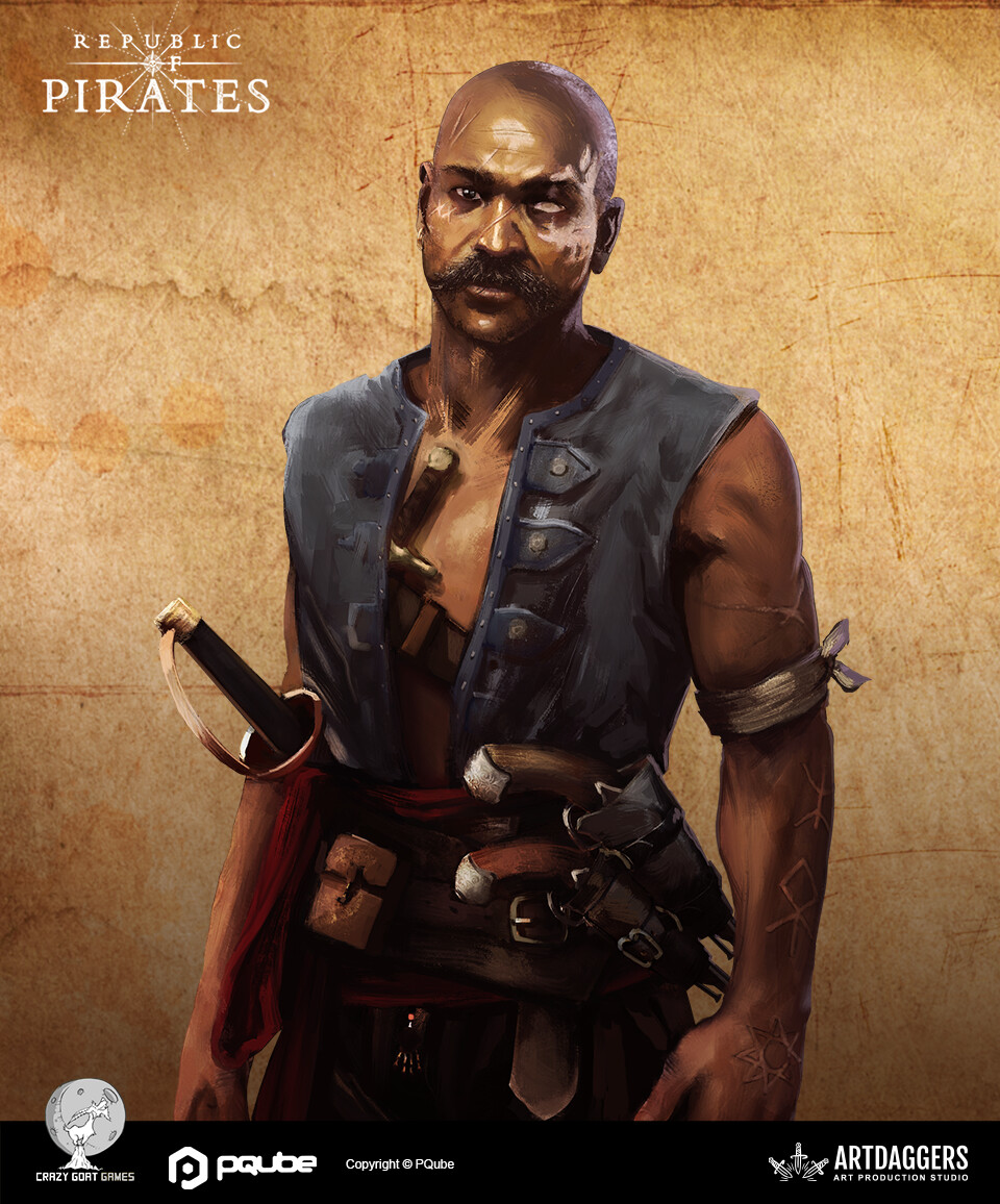 Artdaggers Outsourcing Studio - Republic of Pirates - Characters group 2/3