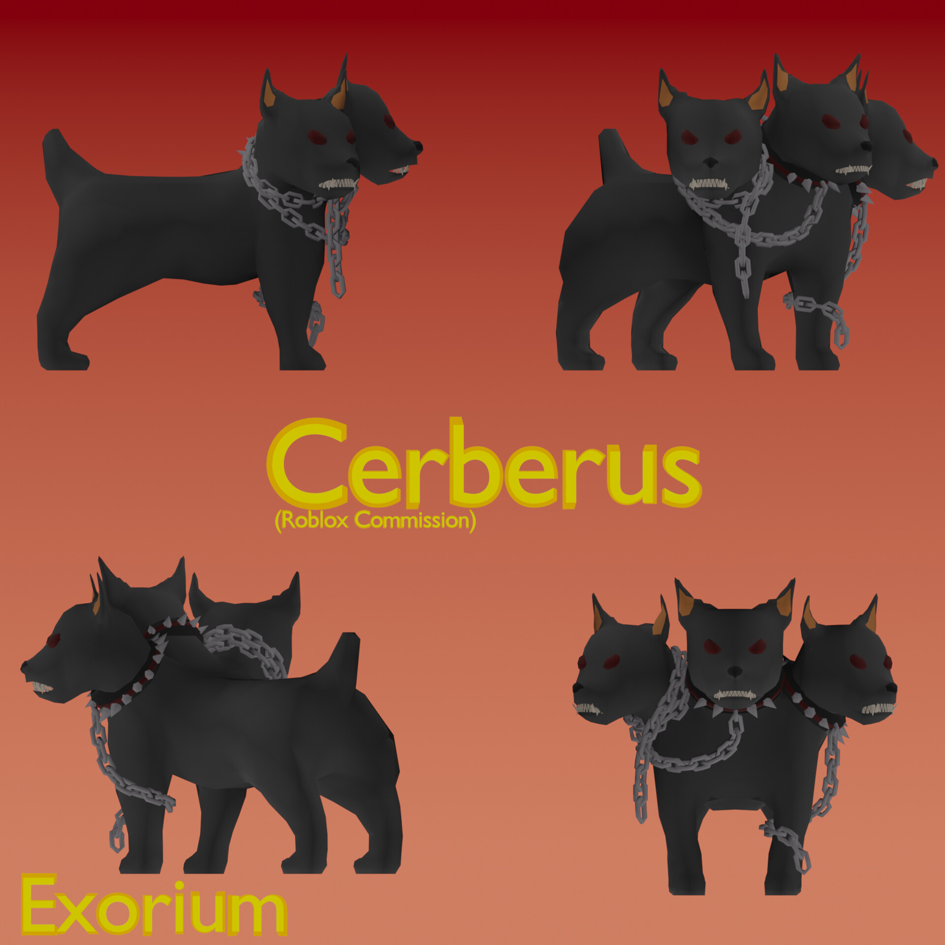 ArtStation - Simple Cerberus (Commission)