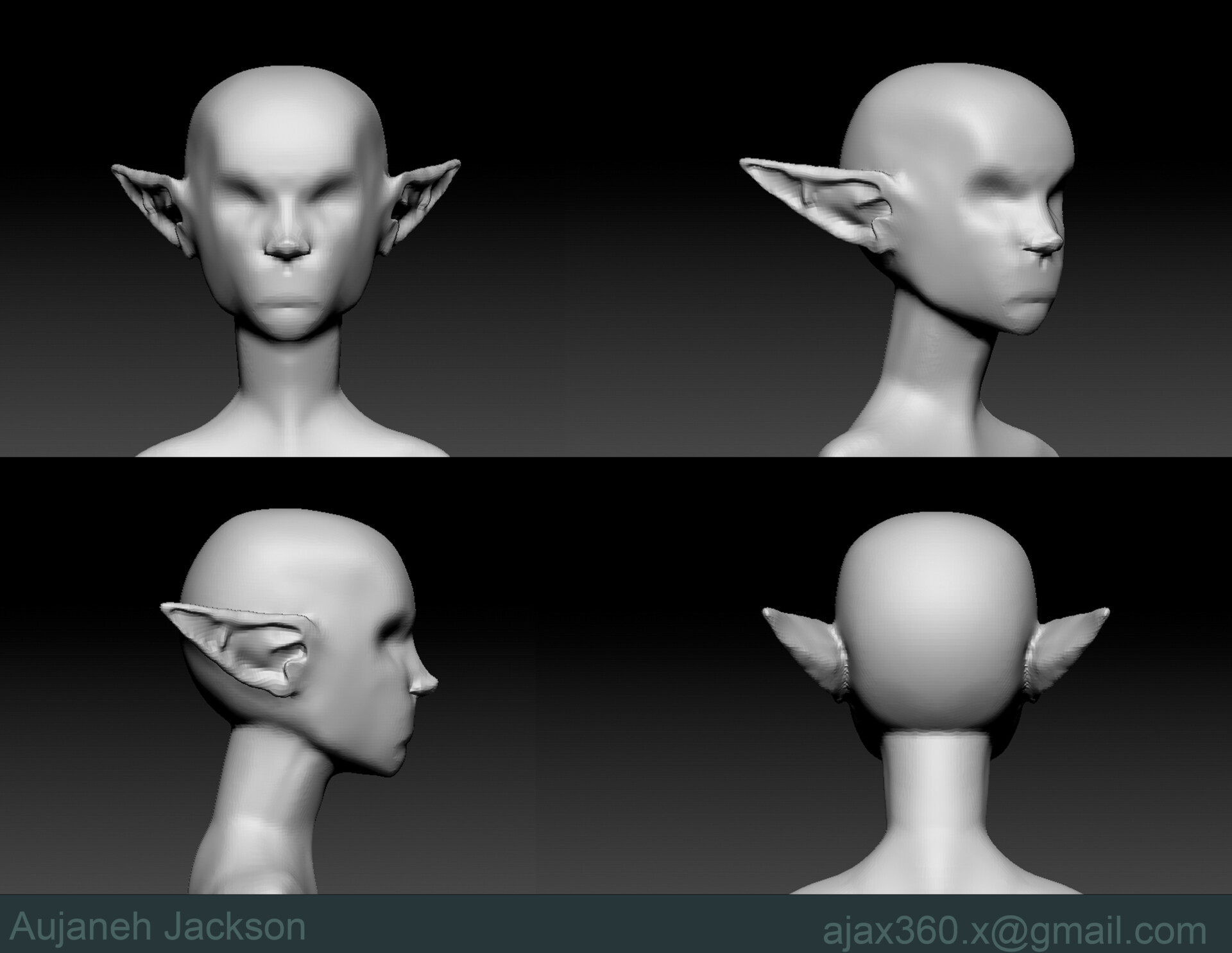 ArtStation - Week 3 Progress Character Sculpts
