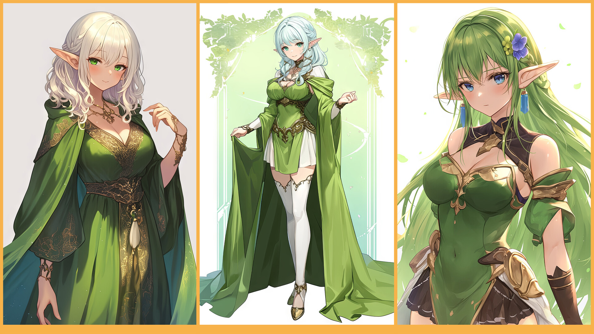 Artificial Dimension - 303 anime Mythical Elf outfit