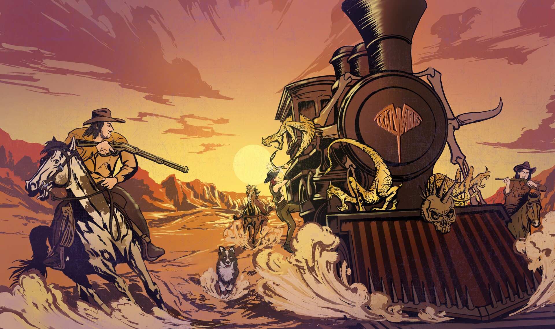 ArtStation - Crazy Western Cowboys