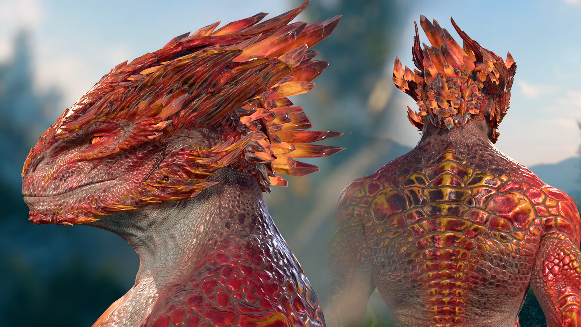 Elvira Akopian - Crystal Crown - Gem Dragonborn CC pack (Baldur's gate 3)