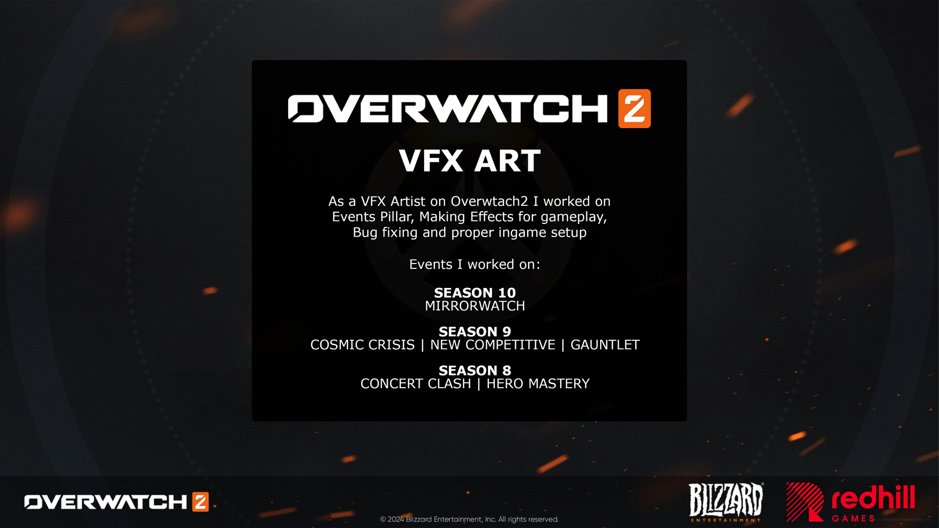 Adiyar Aidarbekov - OVERWATCH 2 VFX