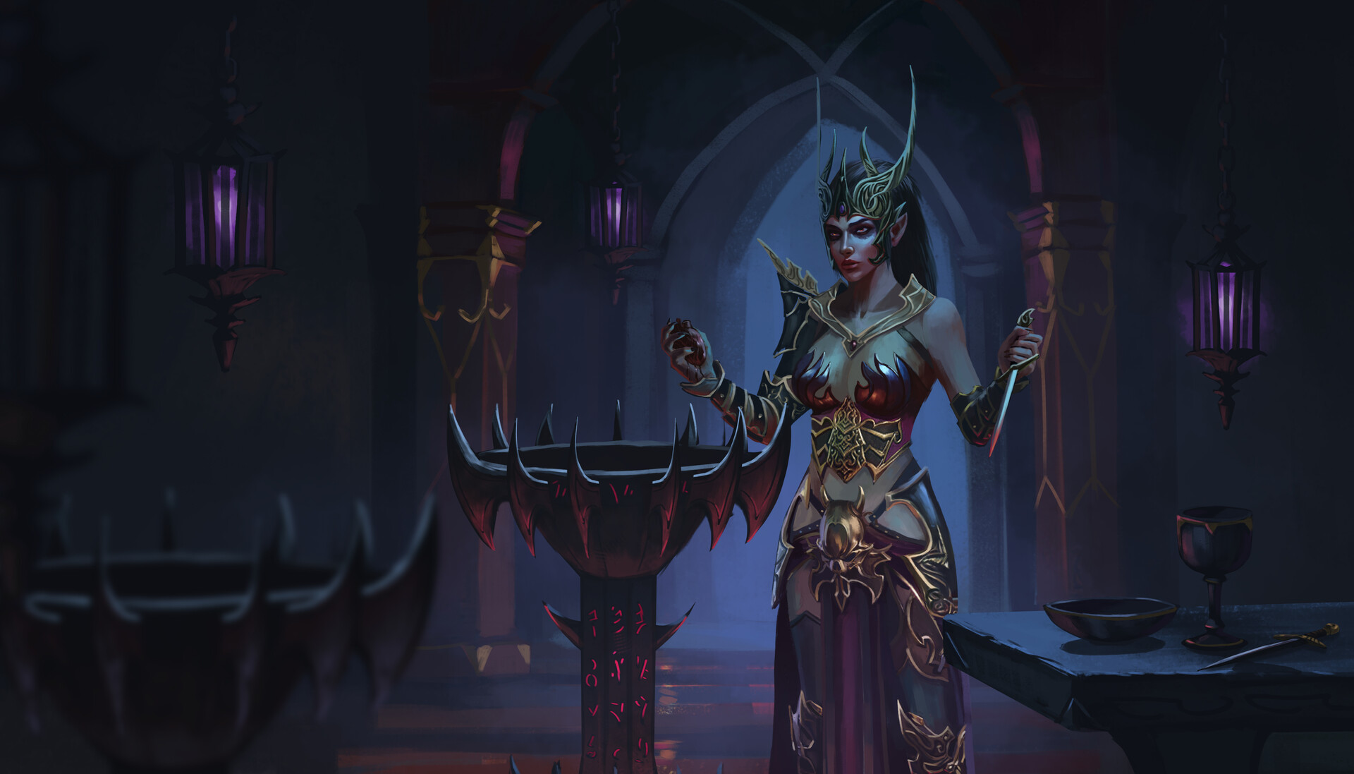 ArtStation - Dark Elves of Warhammer Fantasy - Lore DOCUMENTARY