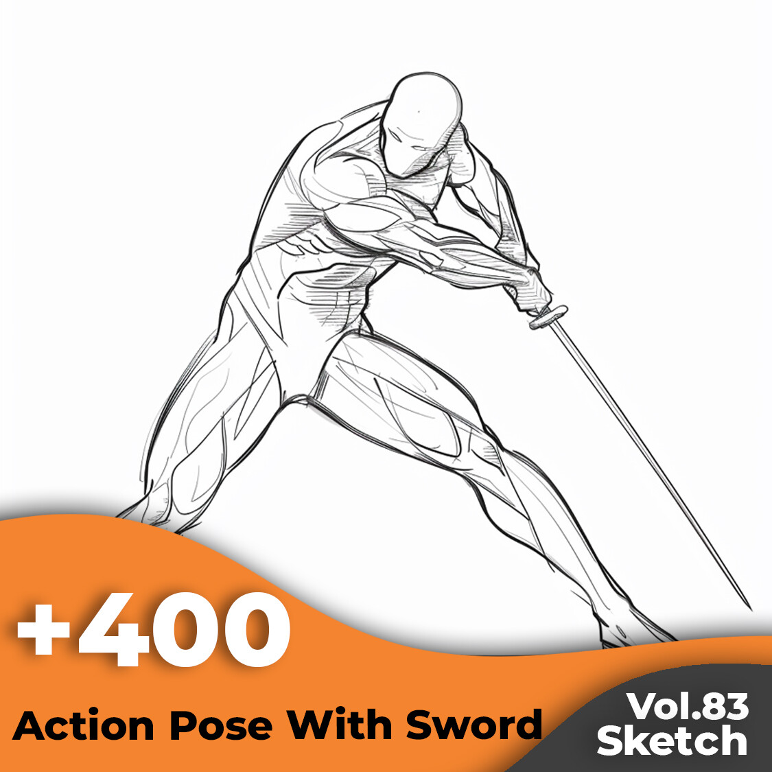 action pose reference sword