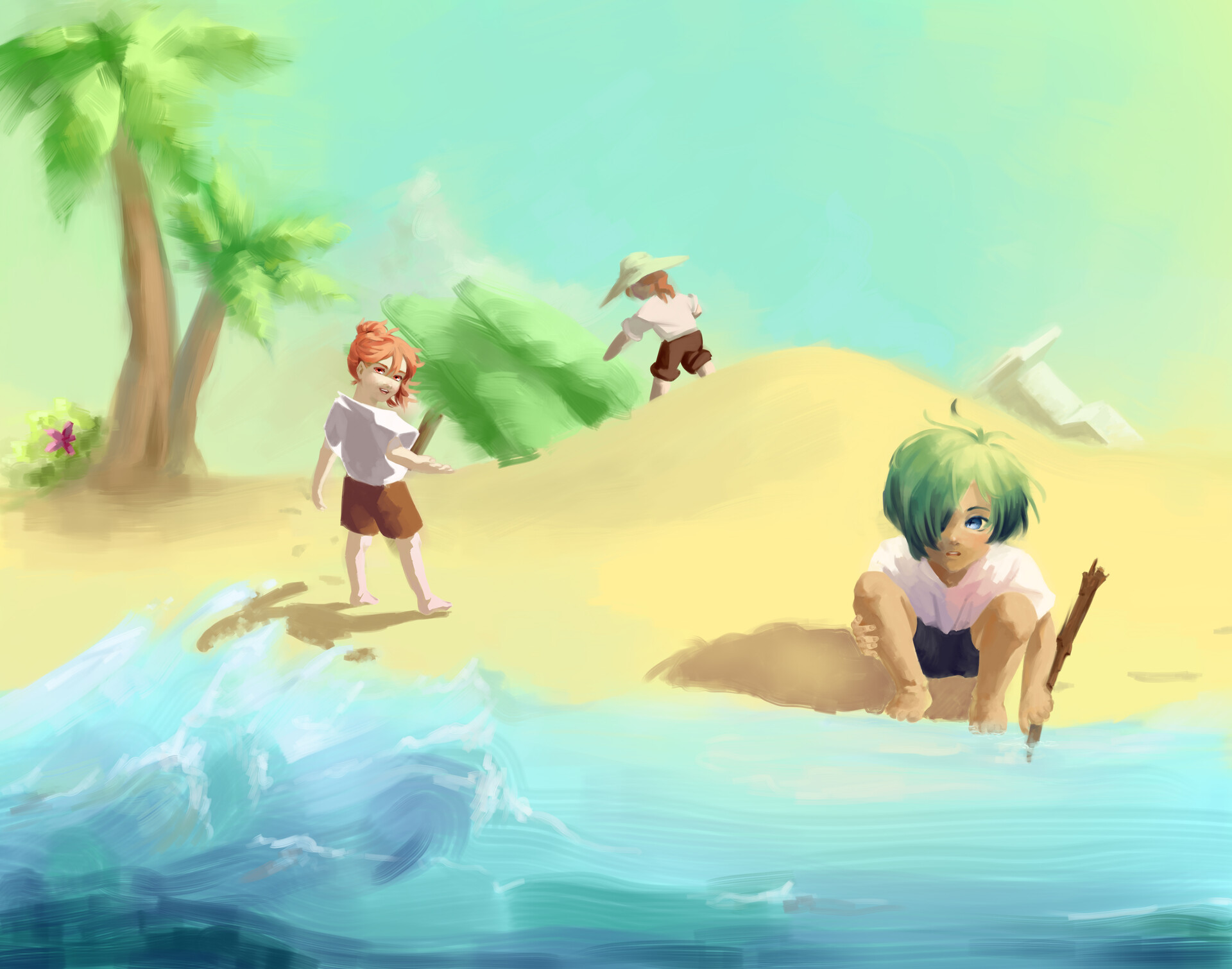 ArtStation - Beach vacation