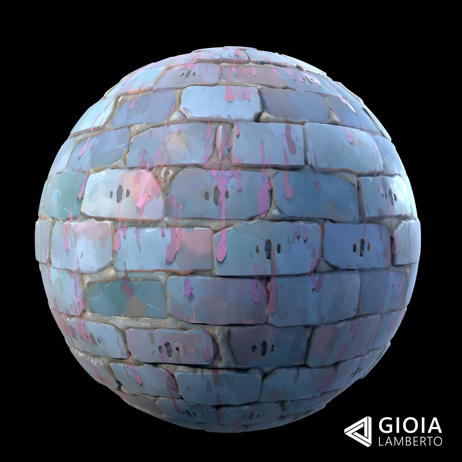 Lamberto Gioia - Slime-Splattered Wall Material