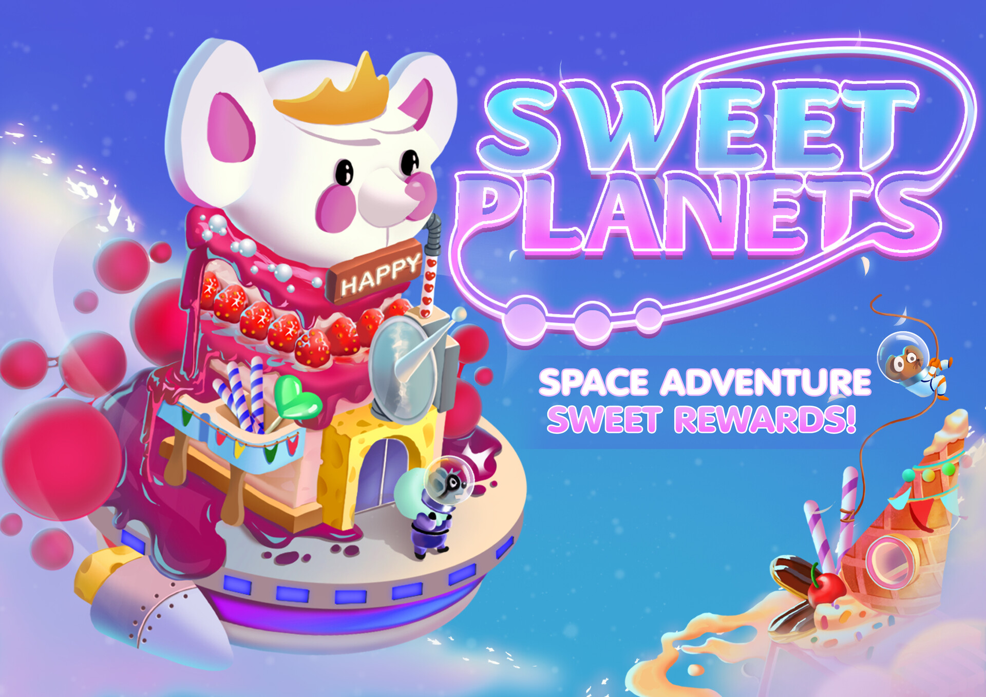 ArtStation - Sweet Planets - Match 3 Mobile Game Art