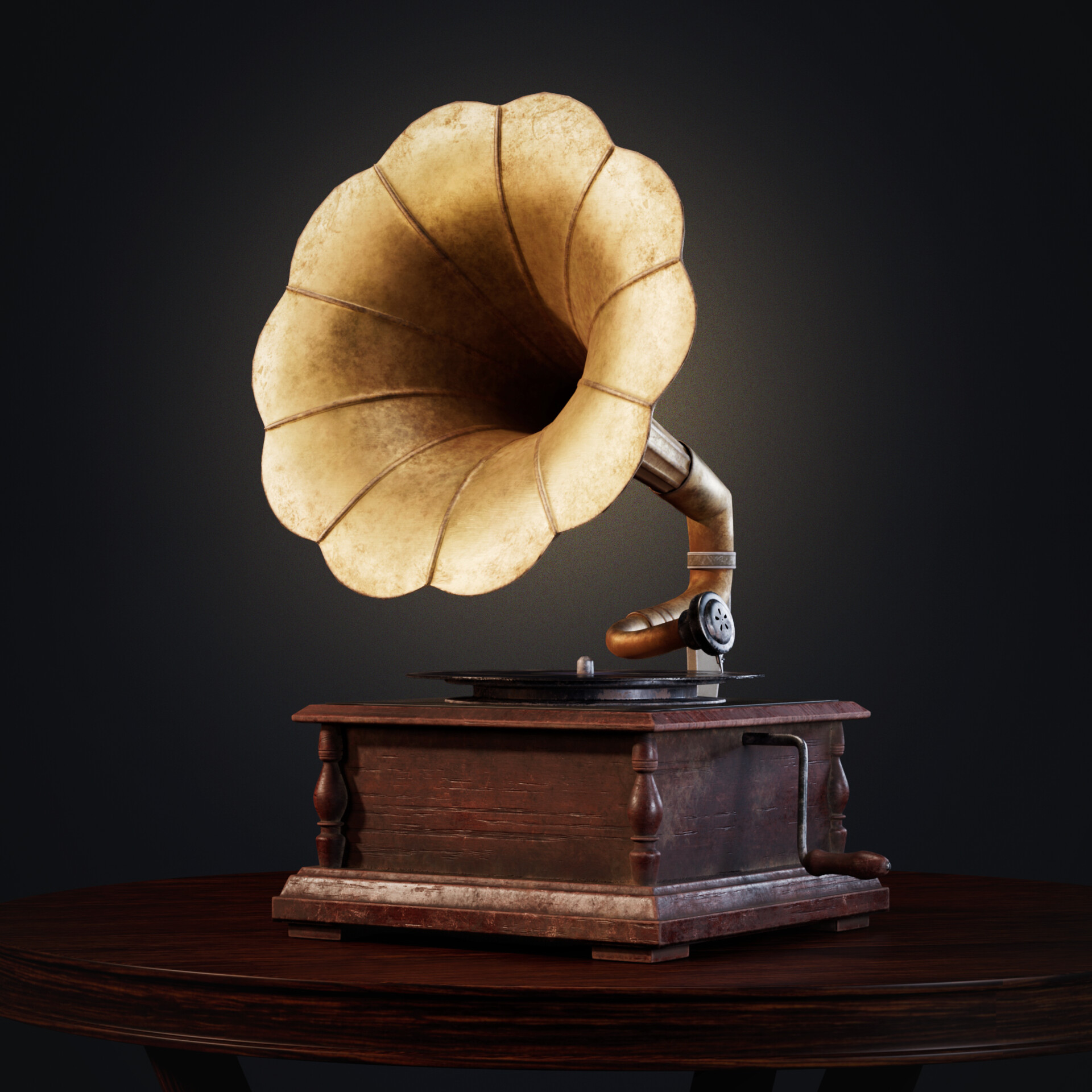 ArtStation - Old Gramaphone