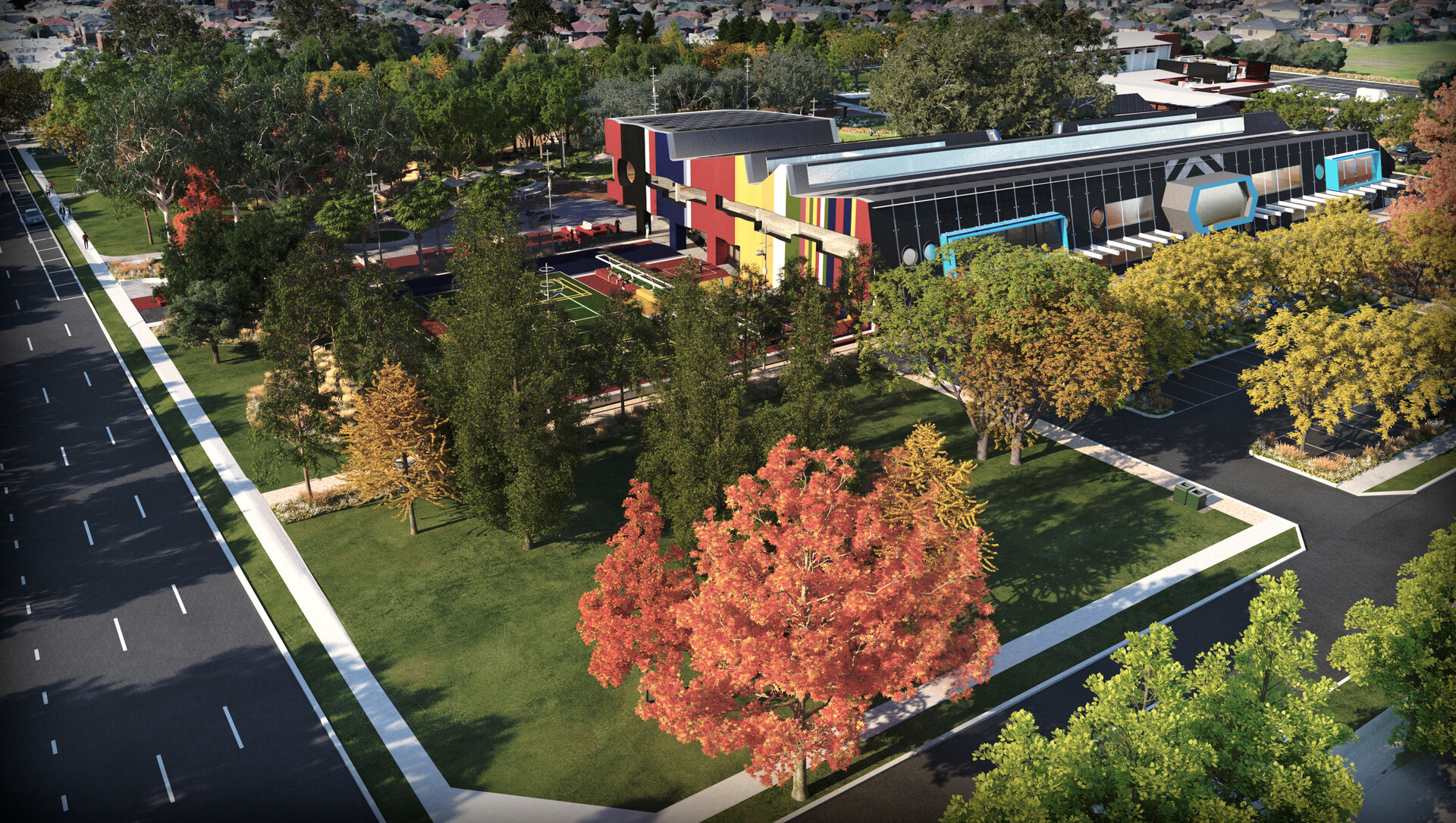 ArtStation - Springvale Community Hub