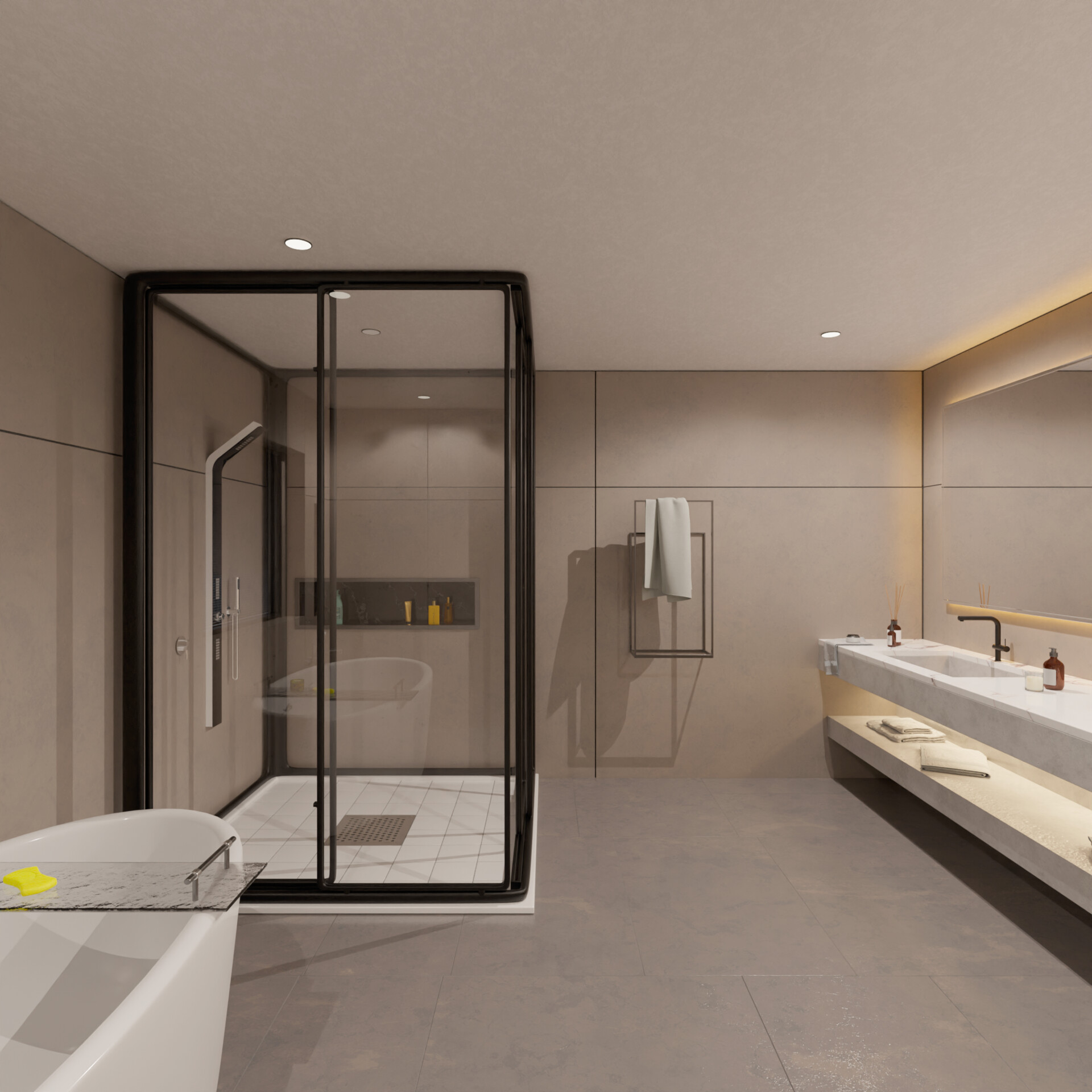ArtStation - Bathroom Interior Visualization
