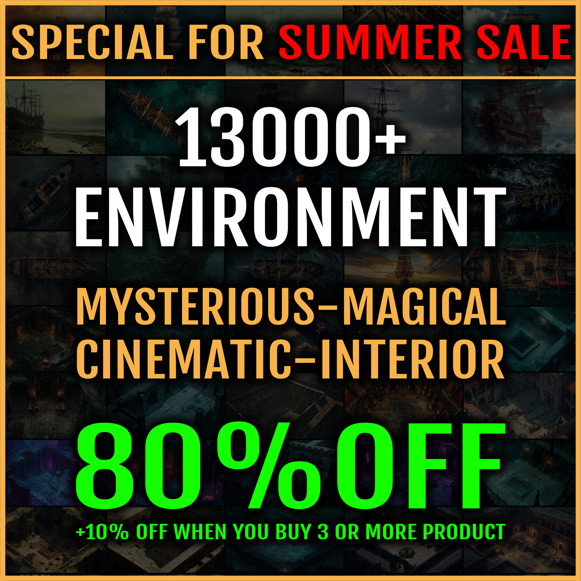 ArtStation - 13500+ Environment MEGA Pack References