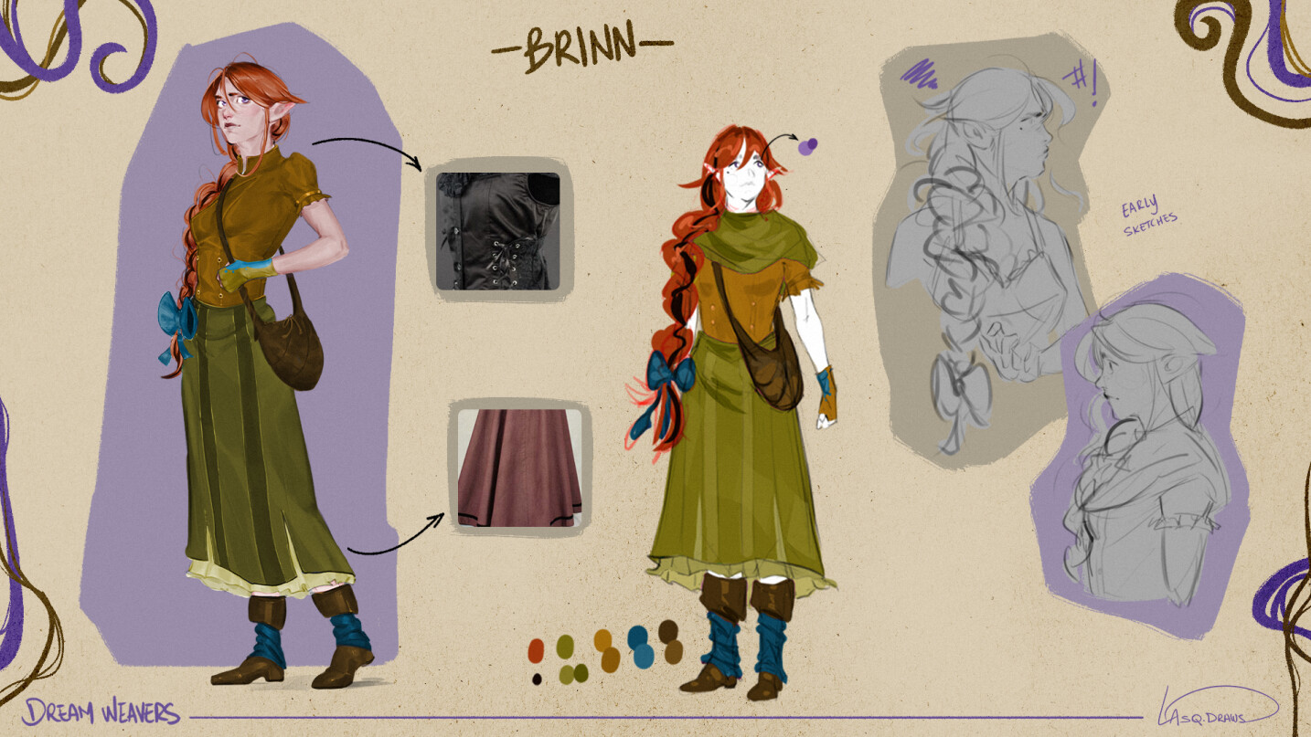 ArtStation - BRINN CHARACTER DESIGN