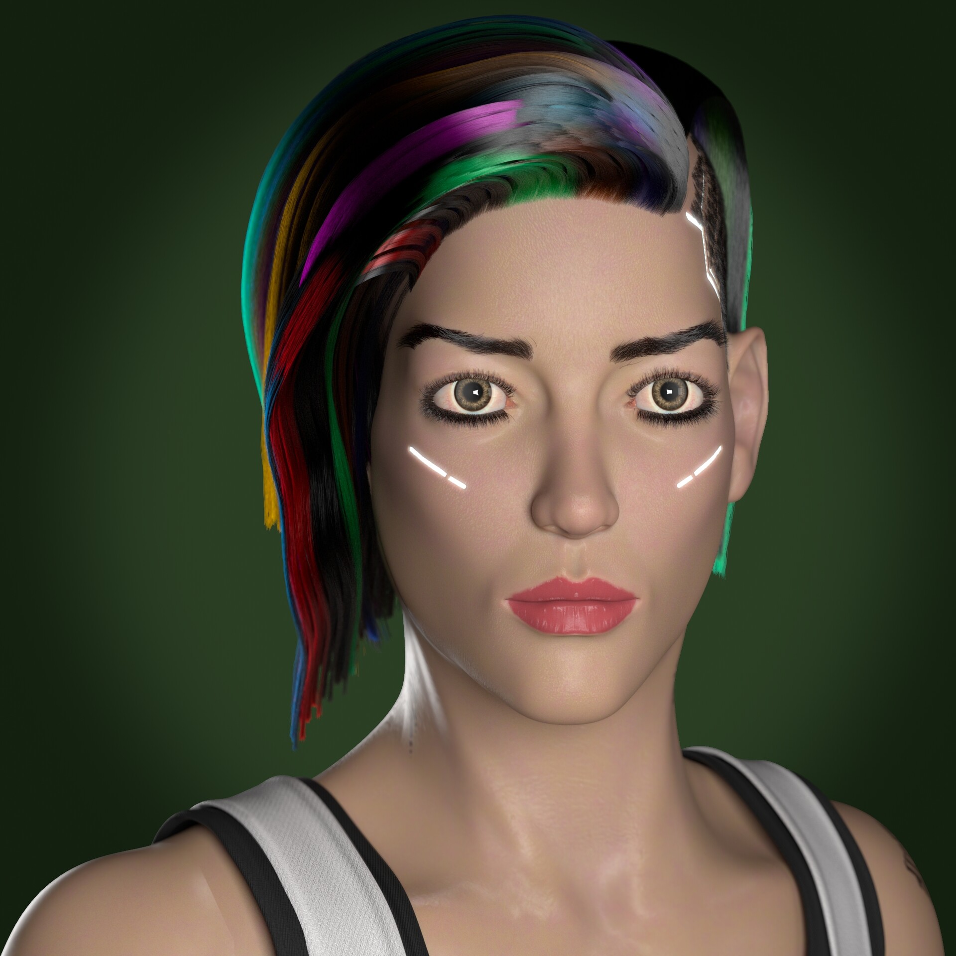 ArtStation - Cyber Girl