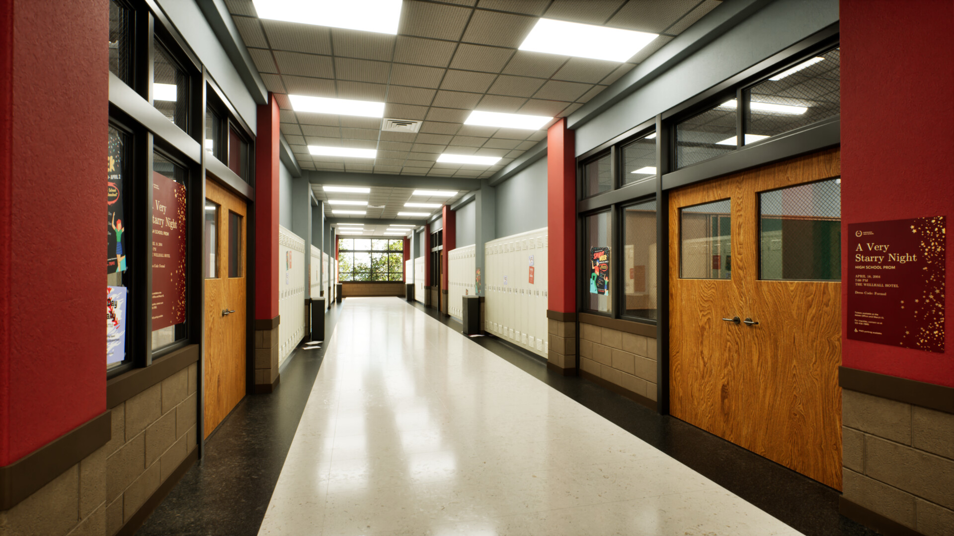 ArtStation - High School Classroom