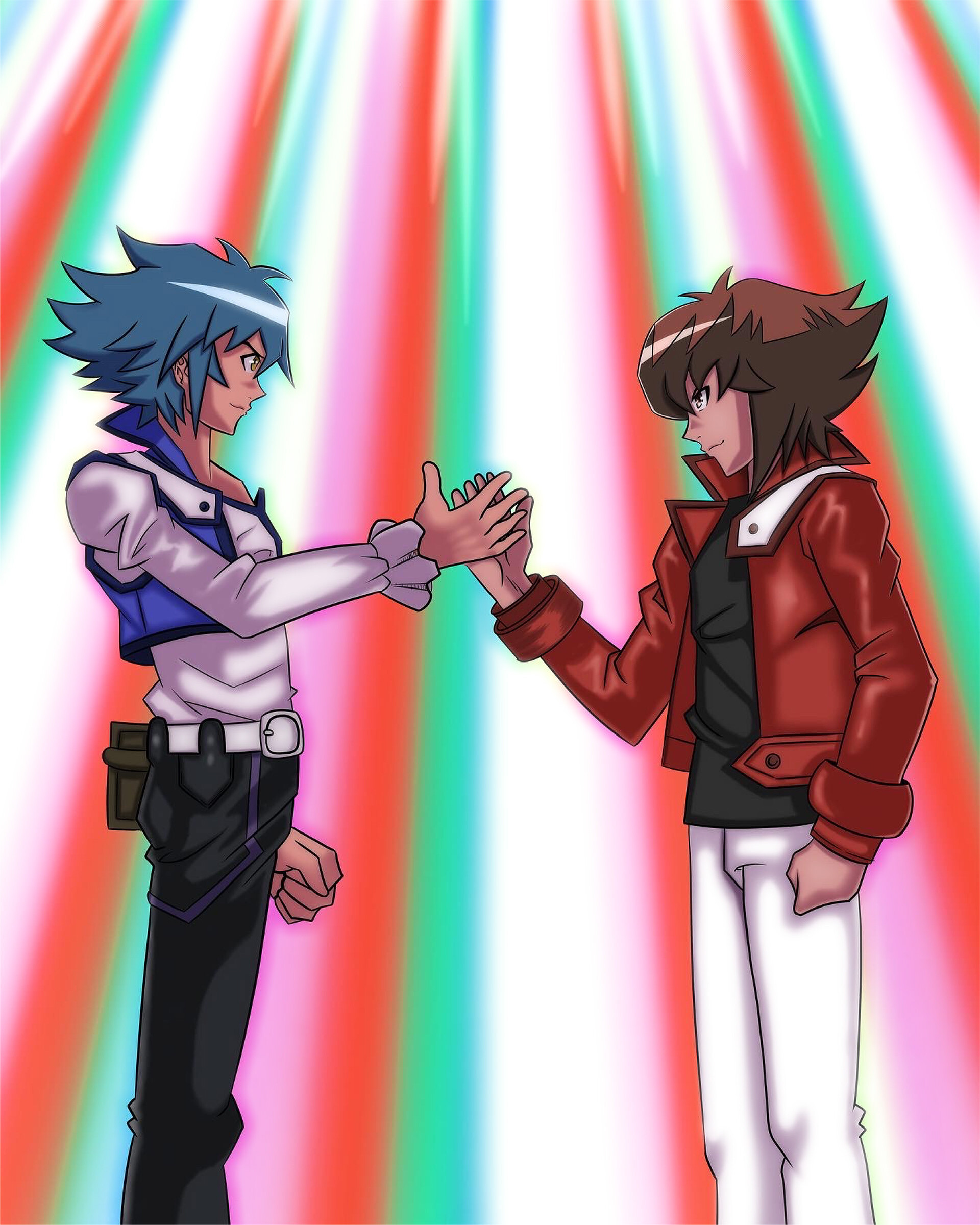 ArtStation - Judai and Johan-Yu-Gi-Oh GX Fan Art