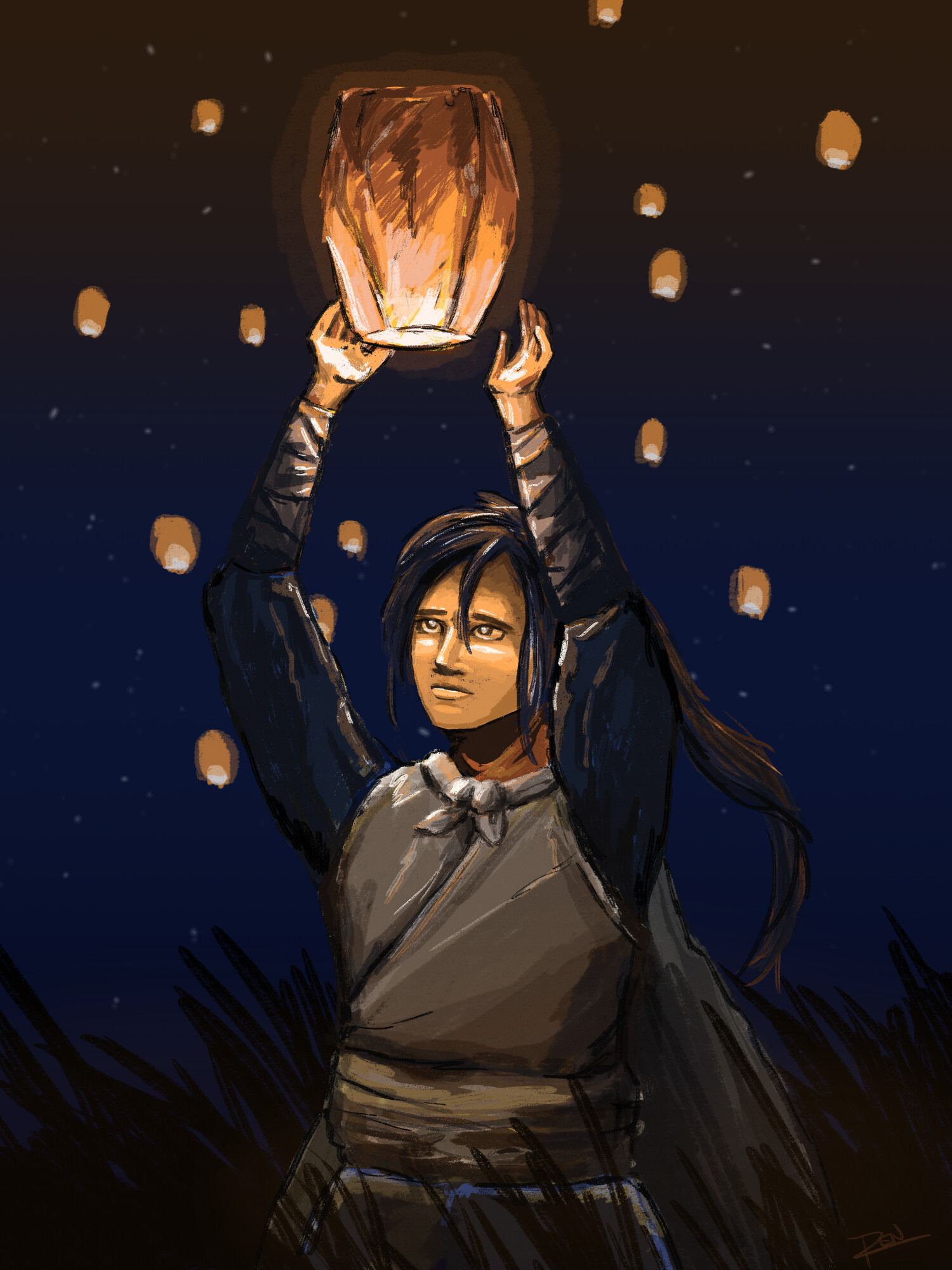 ArtStation - Ren lights lanterns