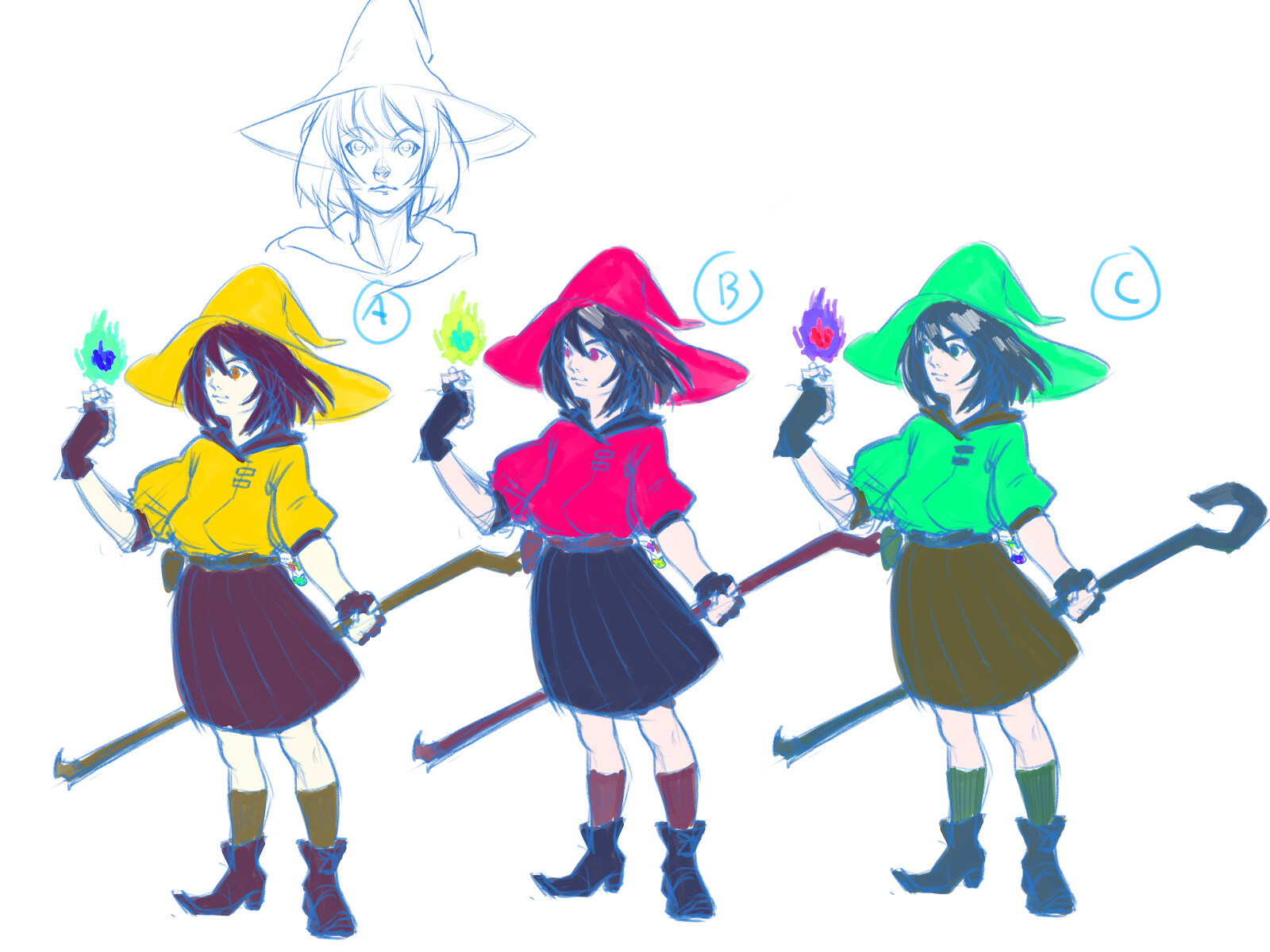 ArtStation - Witch Character Design study