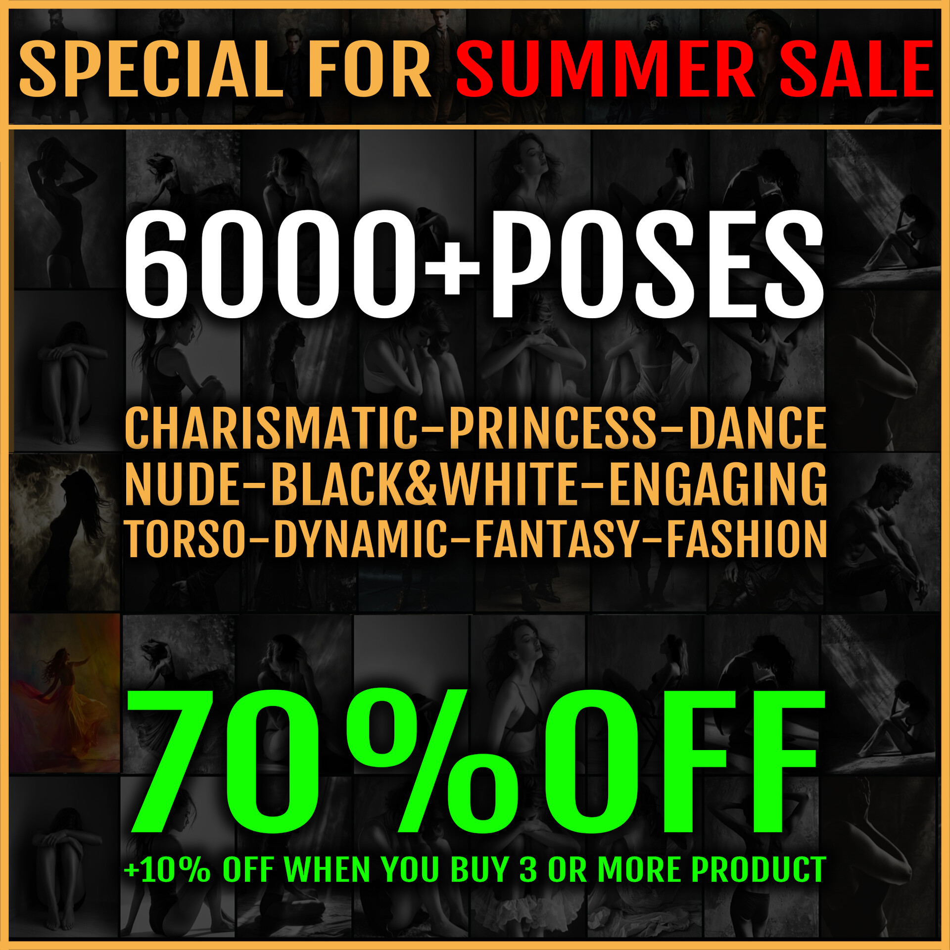 ArtStation - 6000+ Poses MEGA Pack References