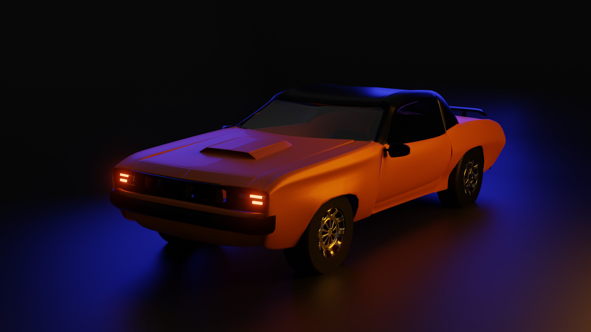 ArtStation - Ford Mustang Inspired car