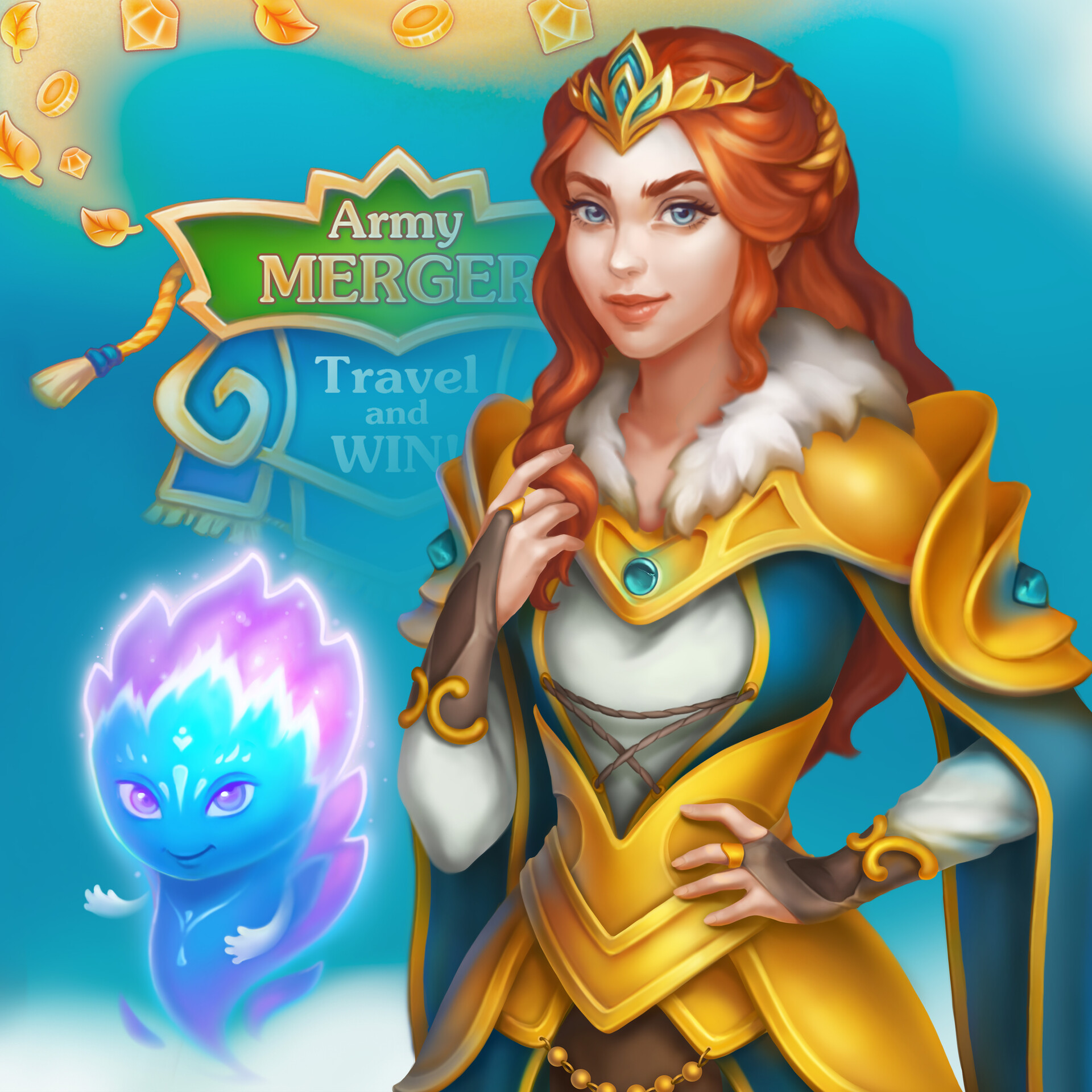 ArtStation - The friendly princess