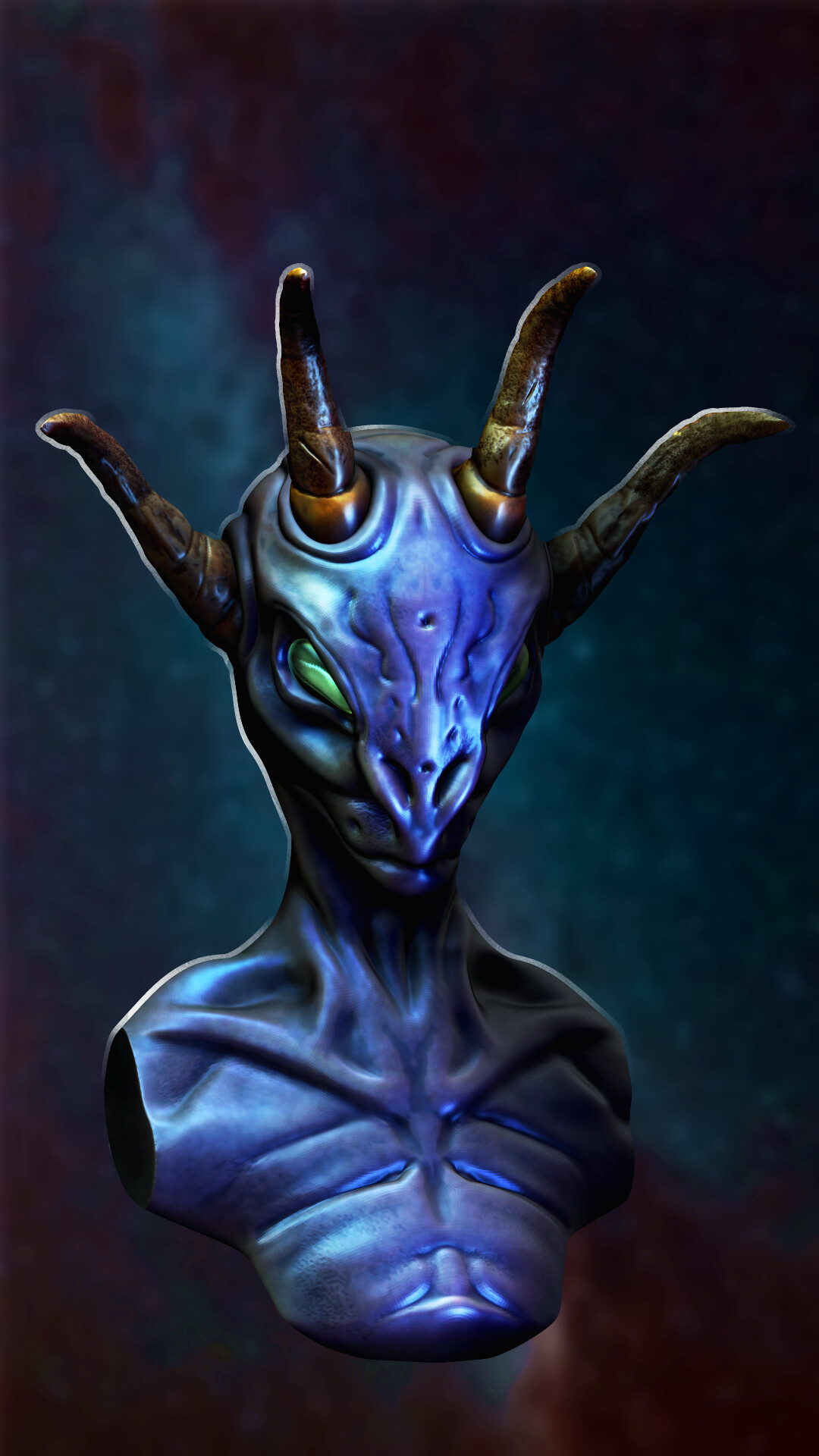 ArtStation - Alien Head Bust