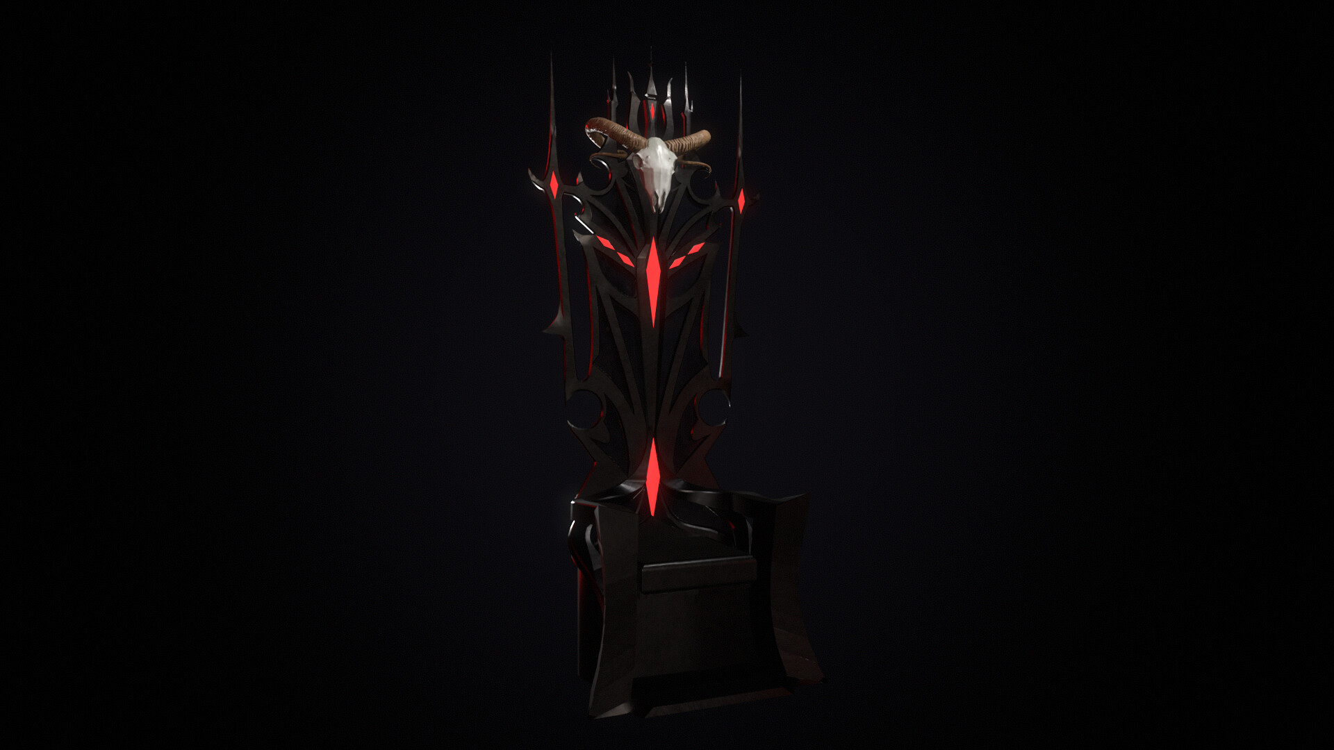 ArtStation - Vampire Throne Prop