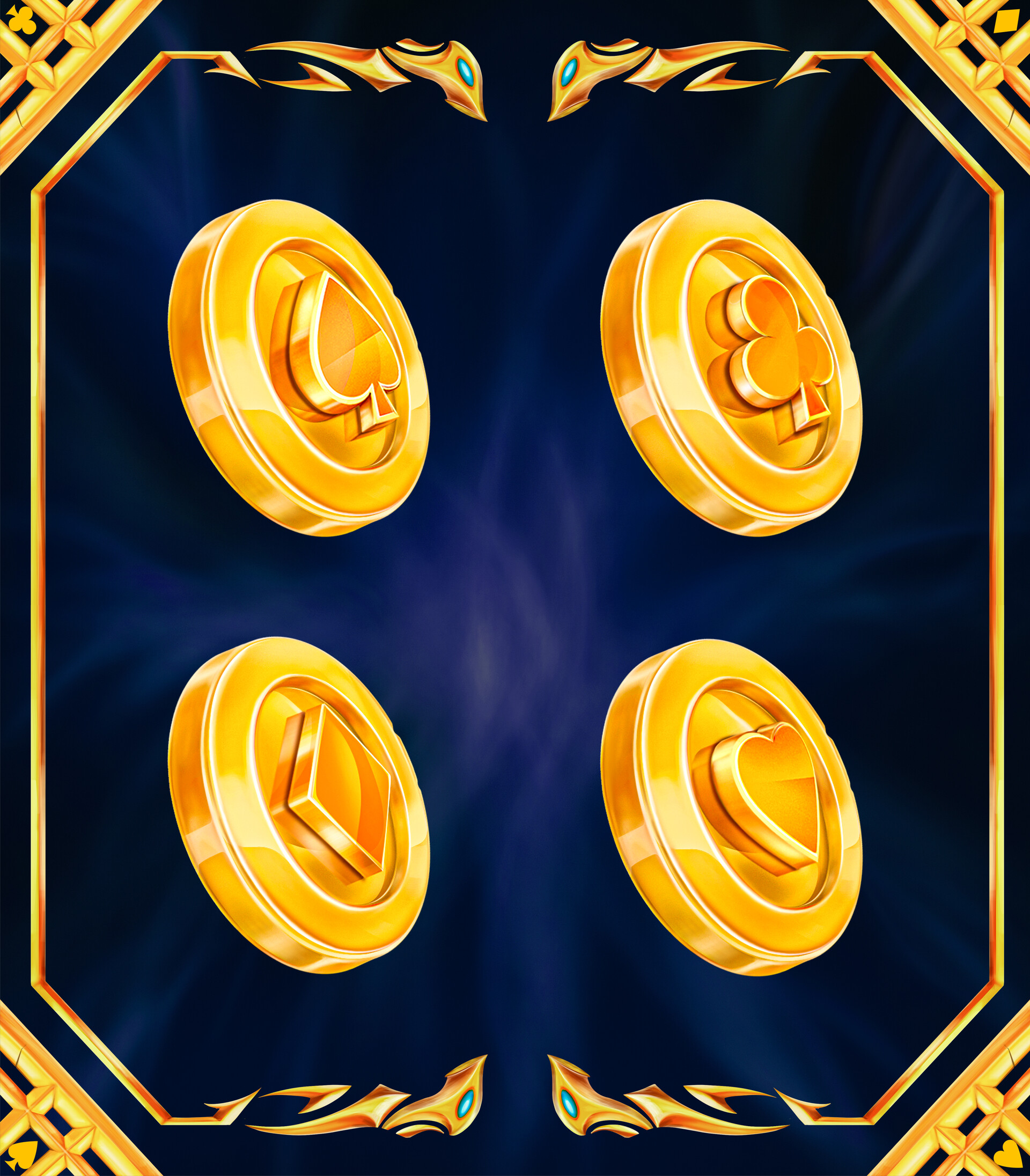 ArtStation - Poker Coins Game Assets