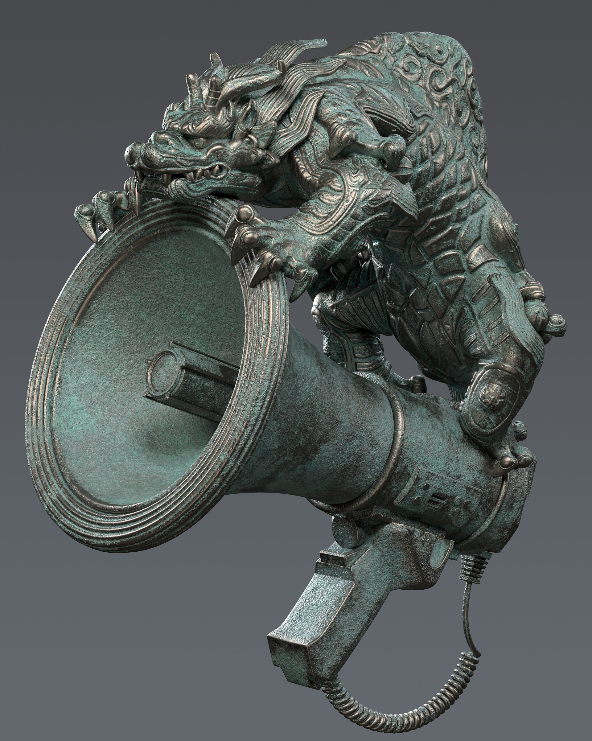 ArtStation - Monster And Loudspeaker