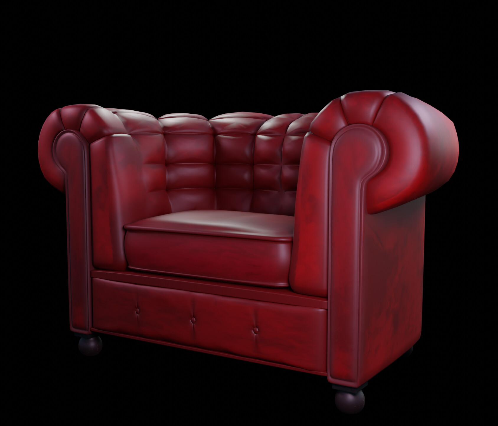 ArtStation - 3D Modelling Sofa
