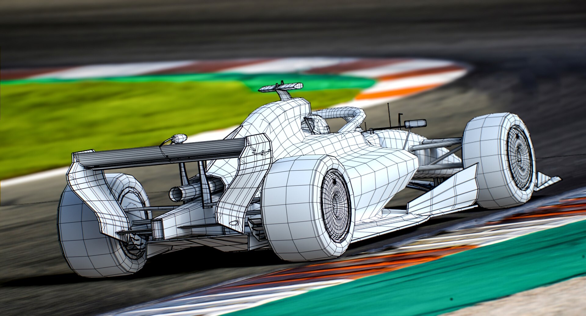 OpticalDreamSoft - Formula 1 2026 Showcar F1 Race Car Concept PBR 3D model