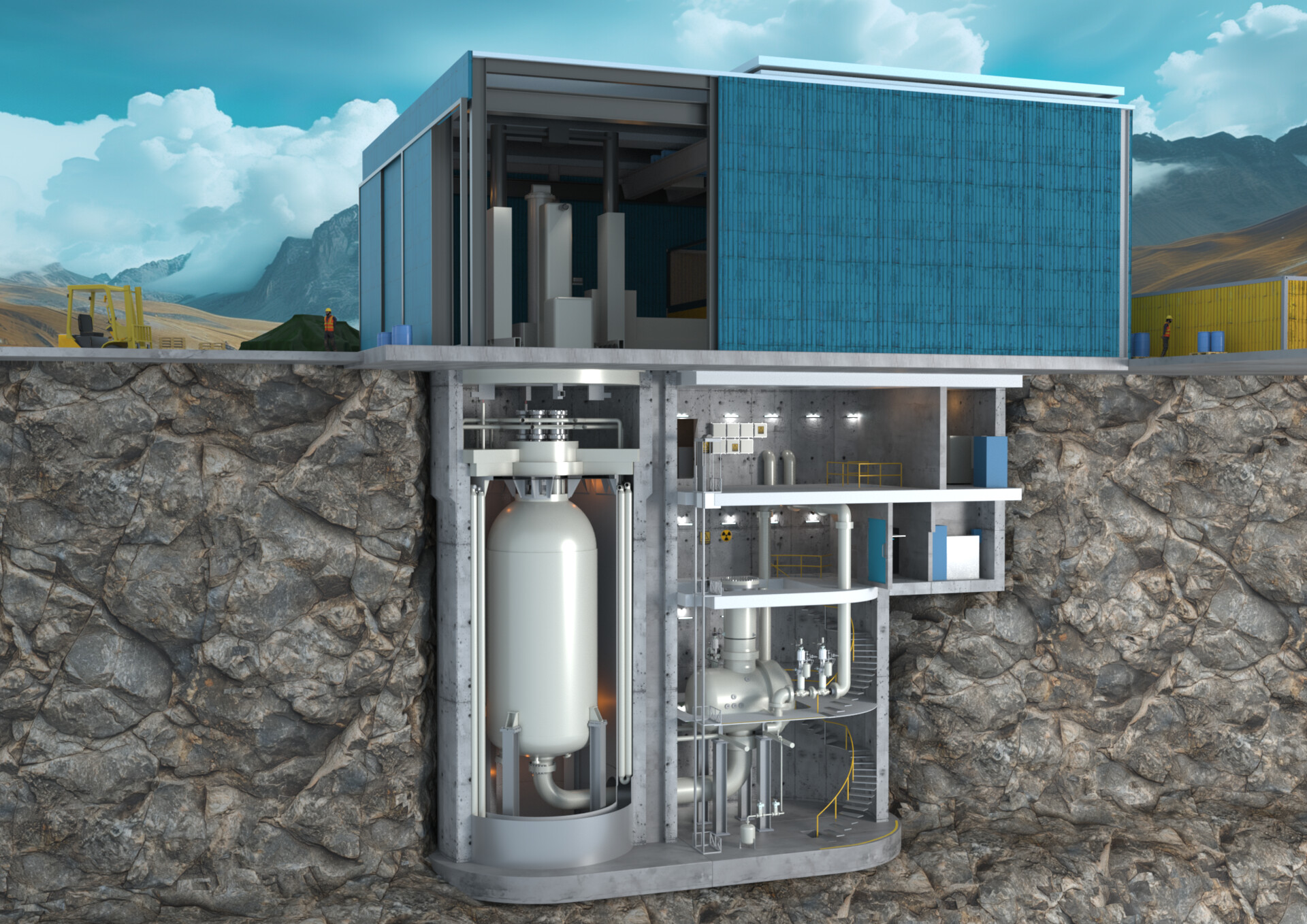 ArtStation - Nuclear Reactor Visualization