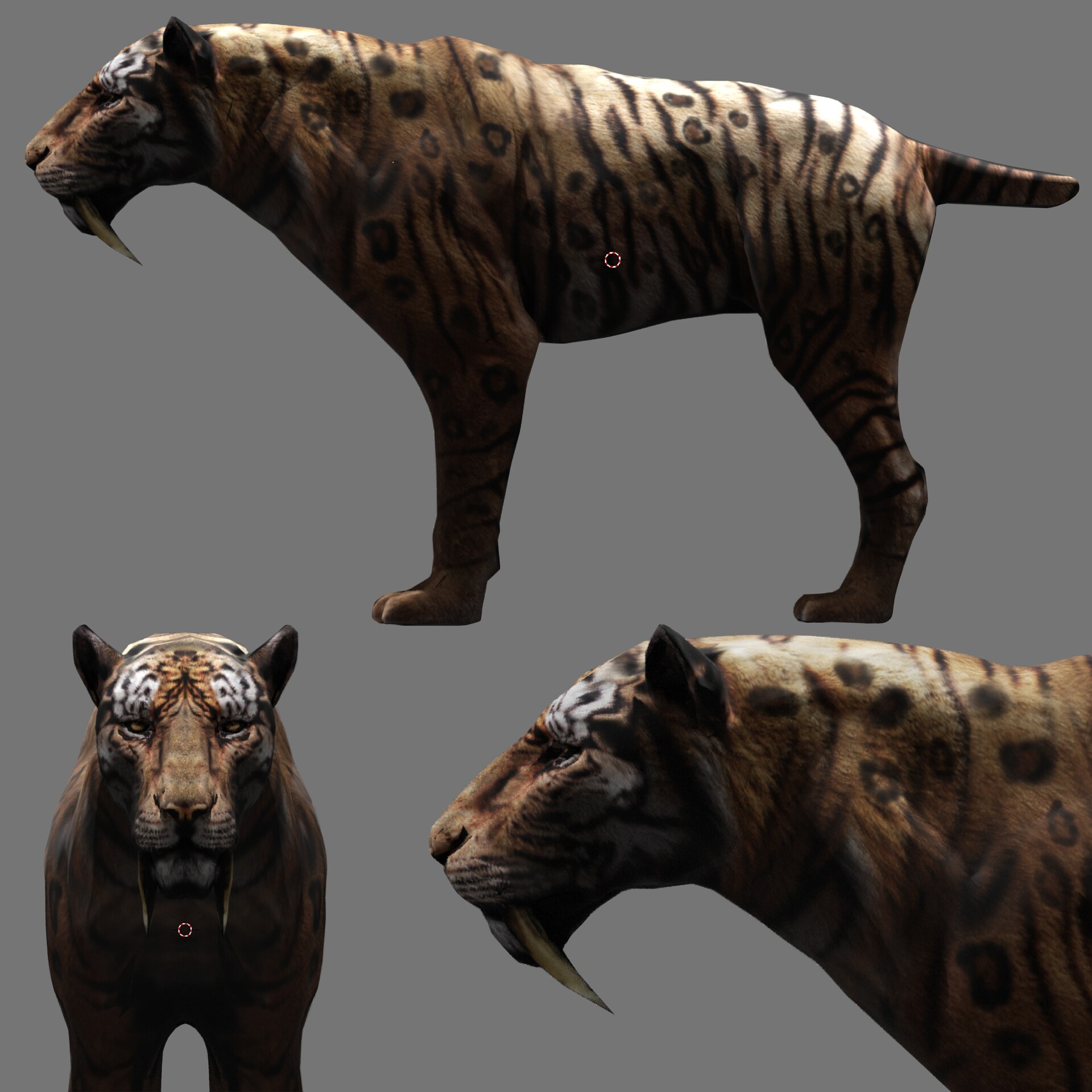 ArtStation - Smilodon 3D