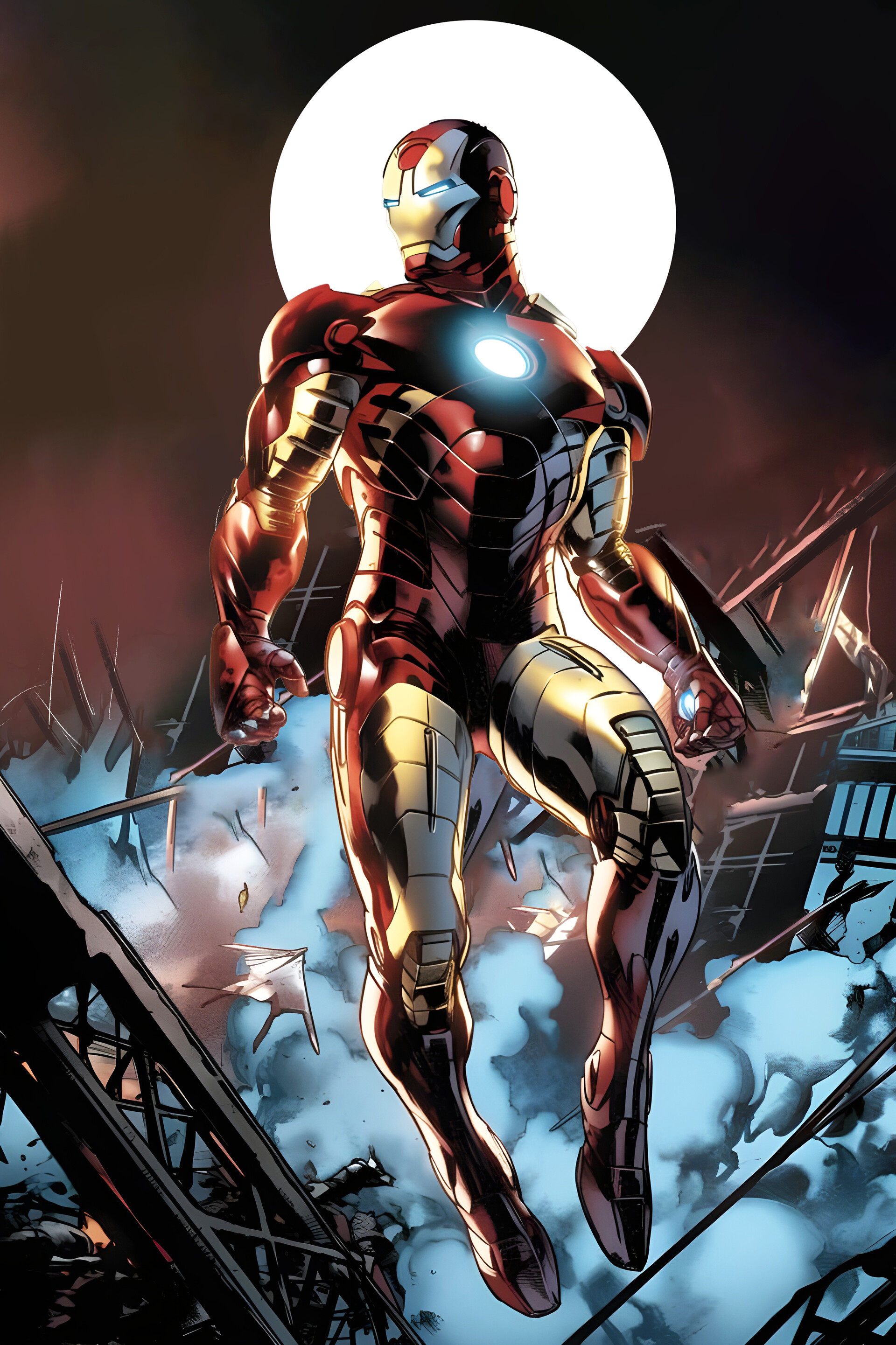 ArtStation - Iron Man Cover MArvel Fan Art