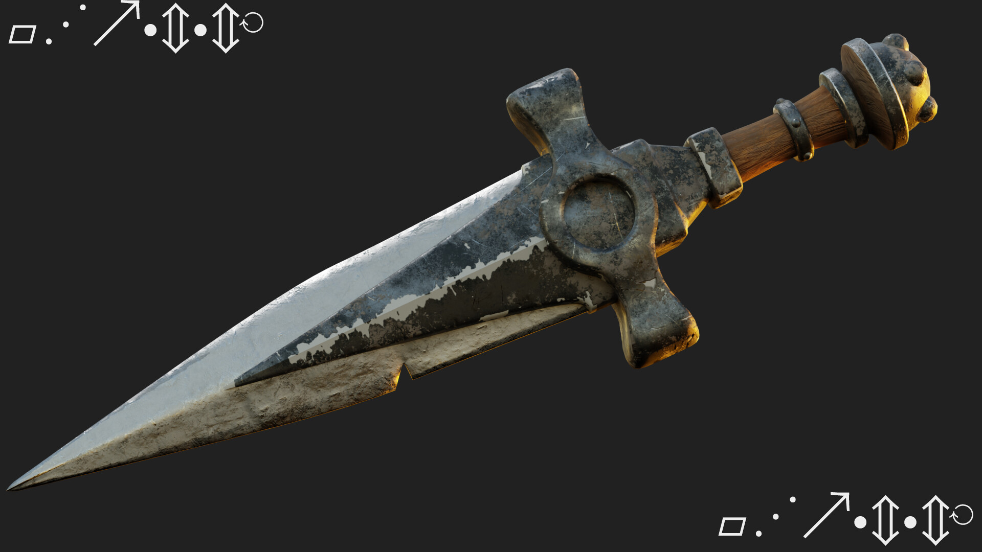 ArtStation - Old rusty sword