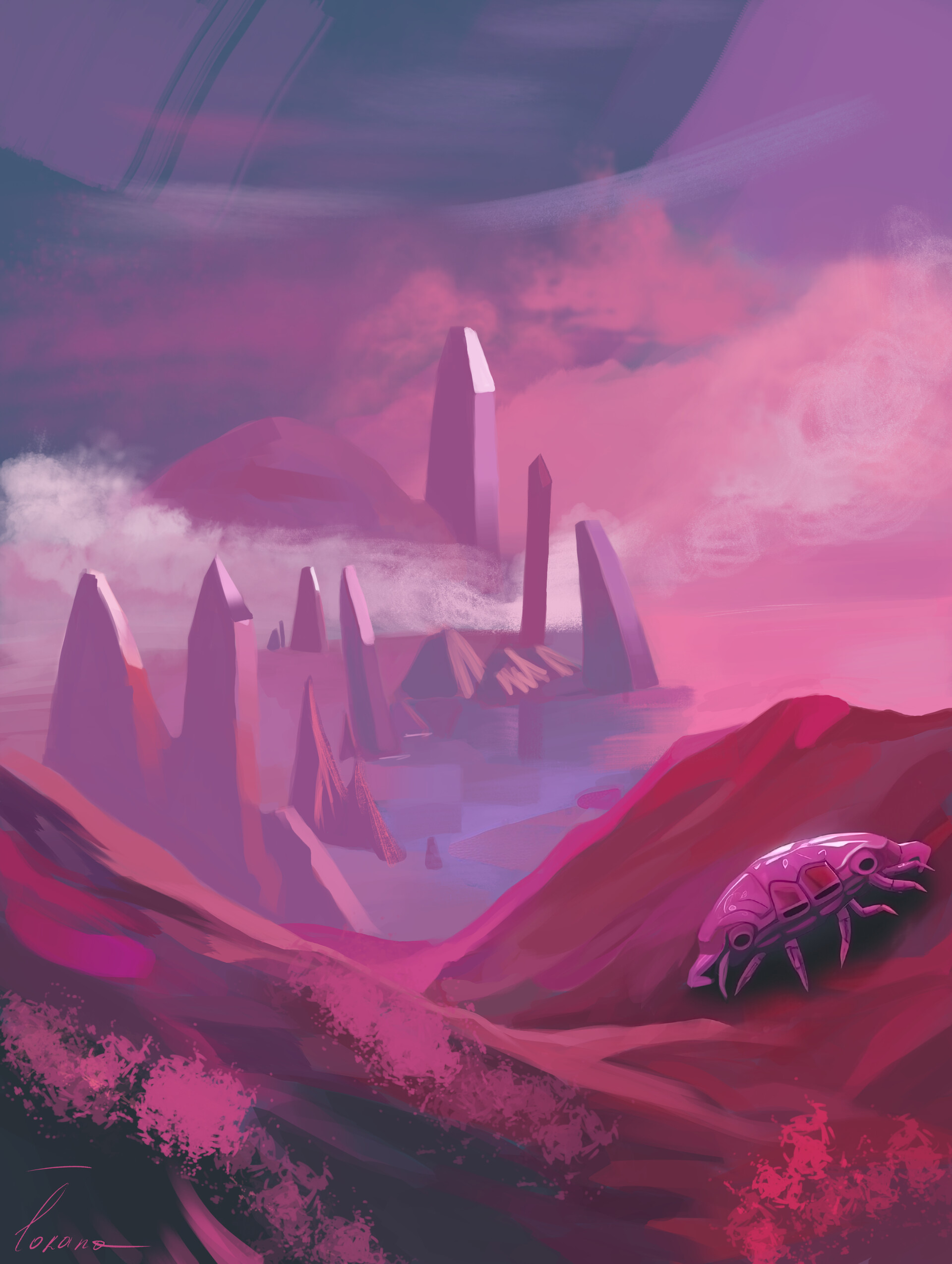 ArtStation - Alien Landscape