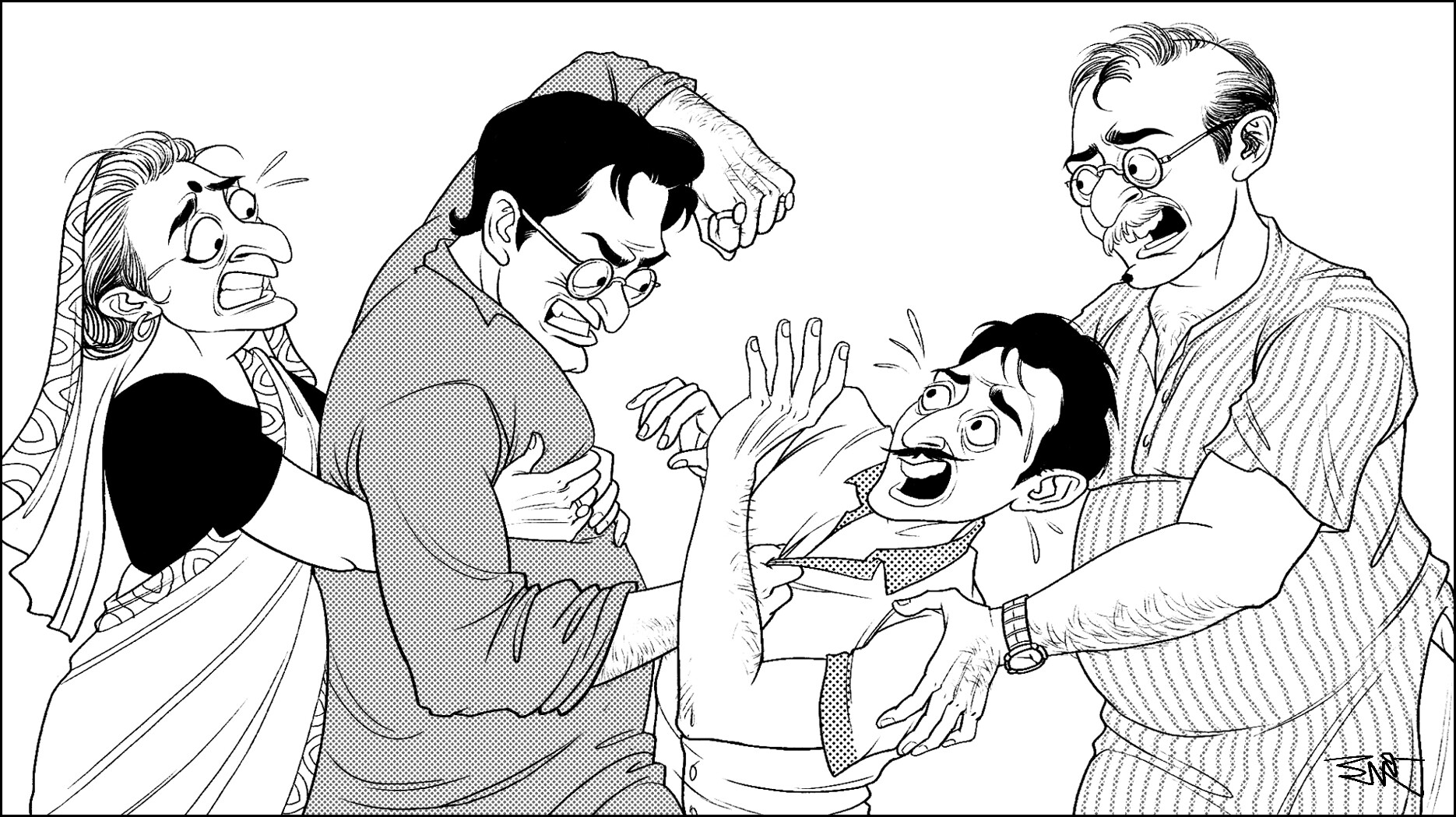 ArtStation - A Fight between Brothers