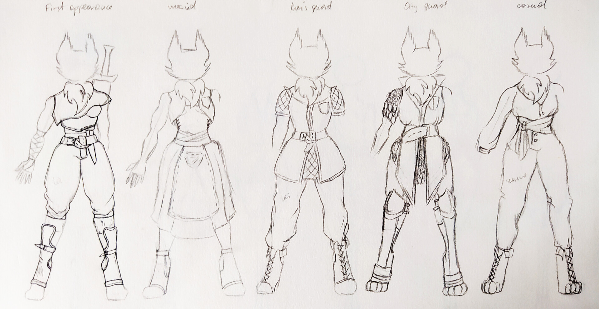 ArtStation - Character Outfit Designs